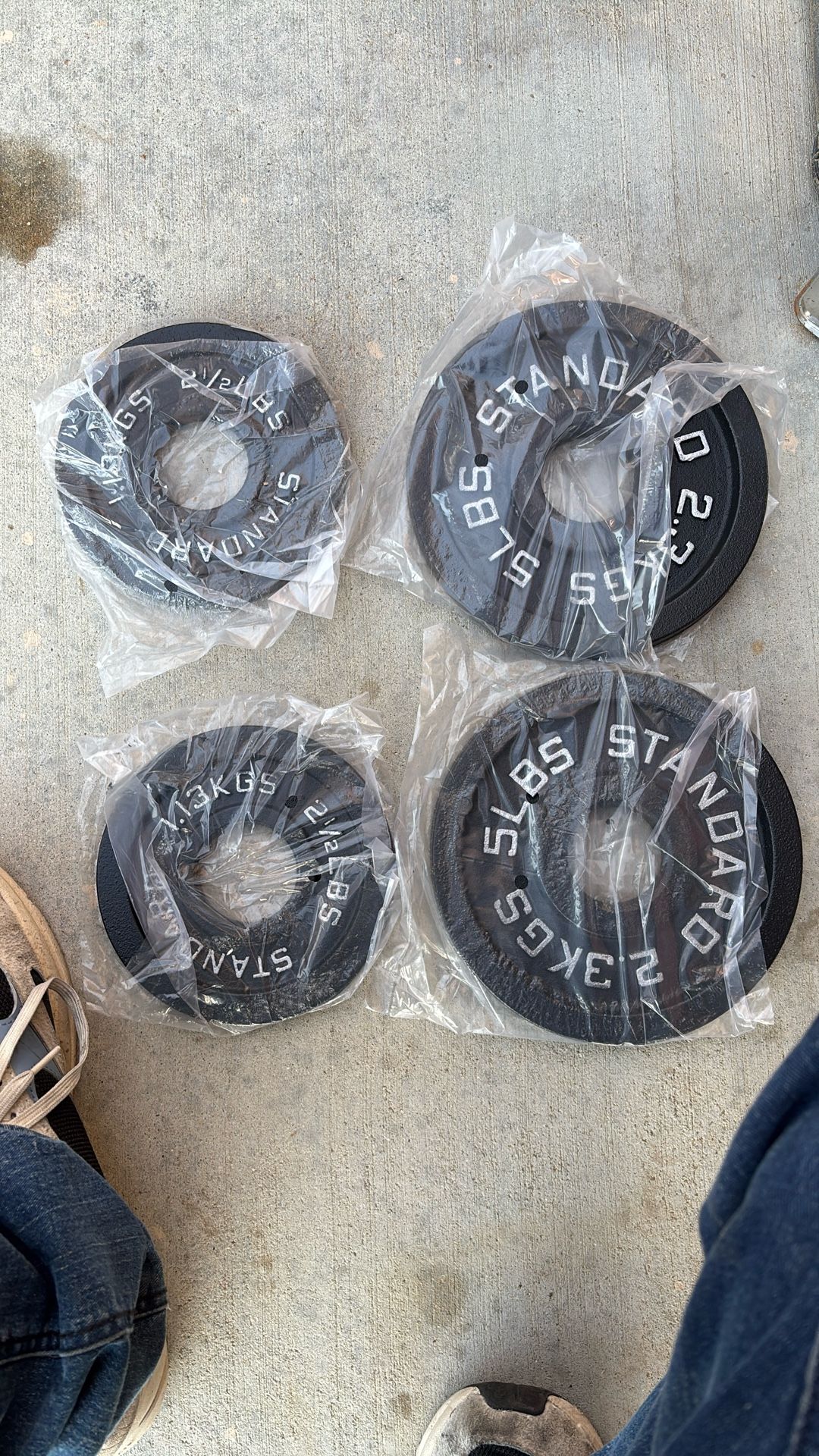 2.5, 5 Lb Weight Plates (pairs) for Sale in Lancaster, CA - OfferUp