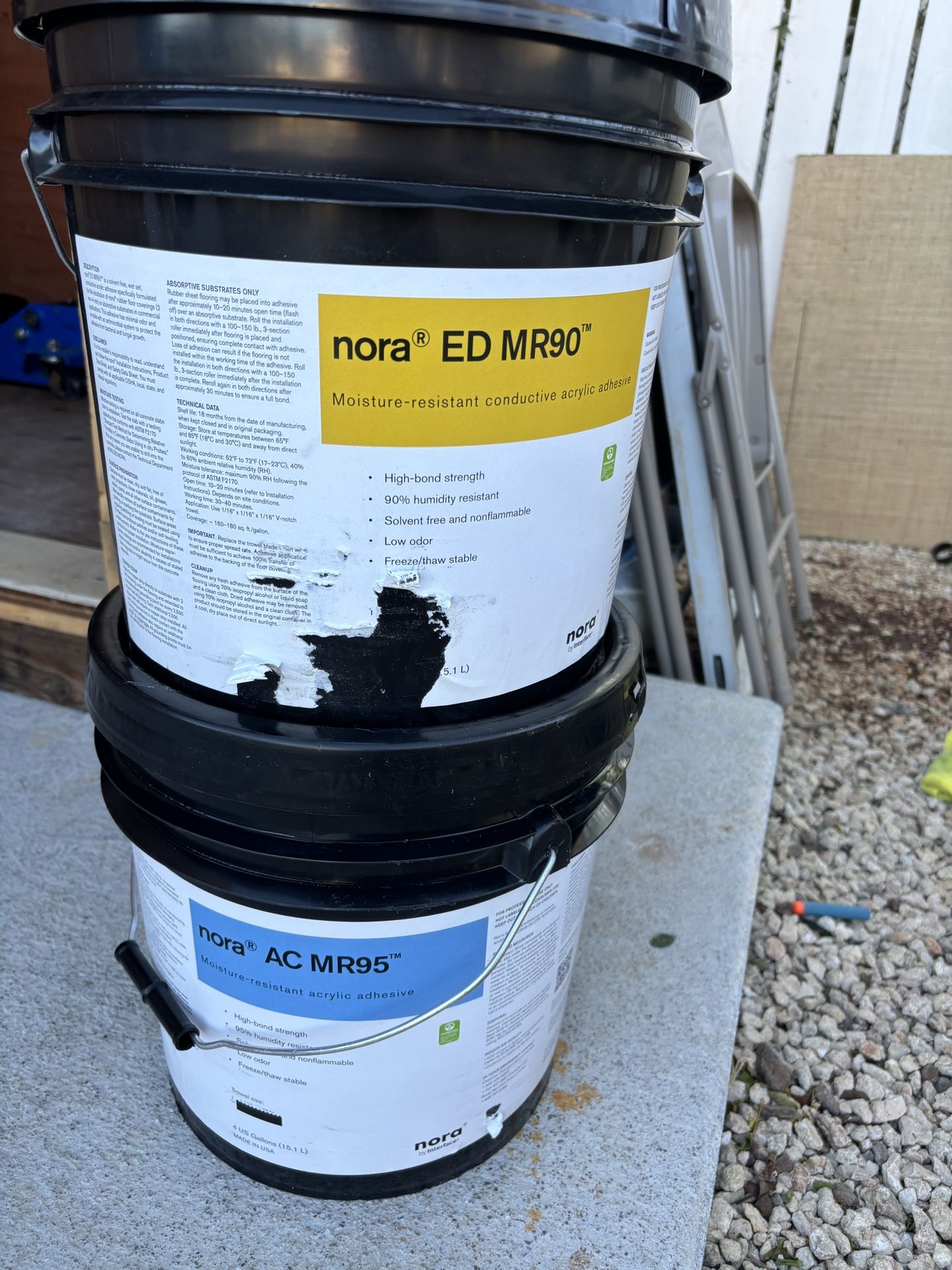 nora AC MR95 & ED MR90 Moisture-Resistant Adhesives – Past Shelf Life ...