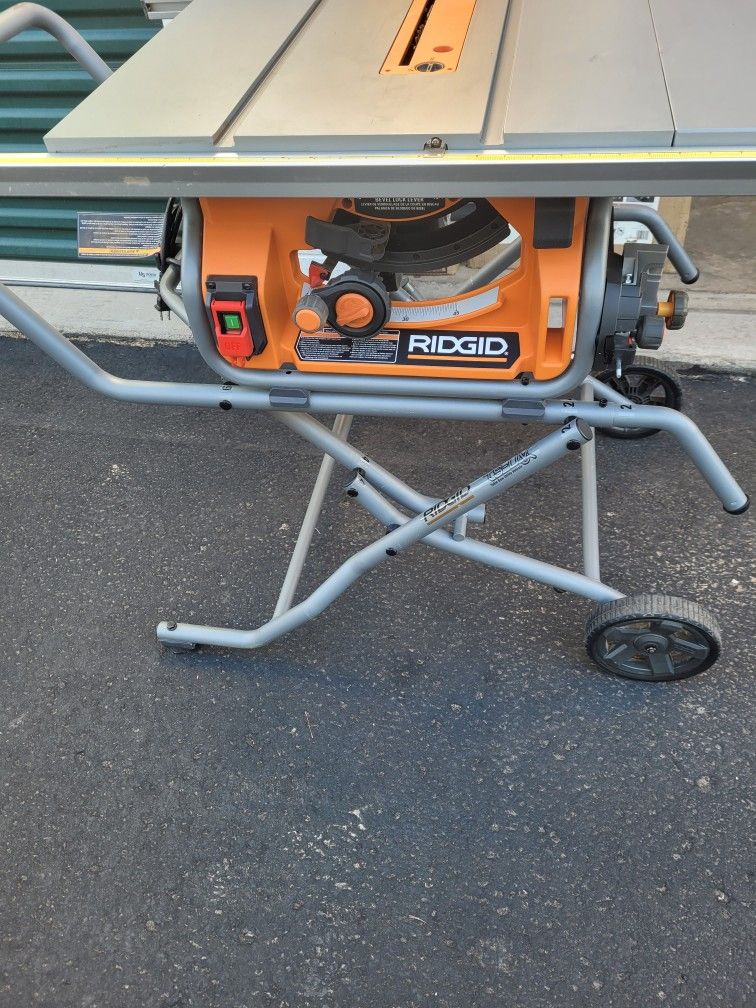 RIDGID R4514 15 Amp 10 Portable Corded Pro Jobsite Table, 51% OFF