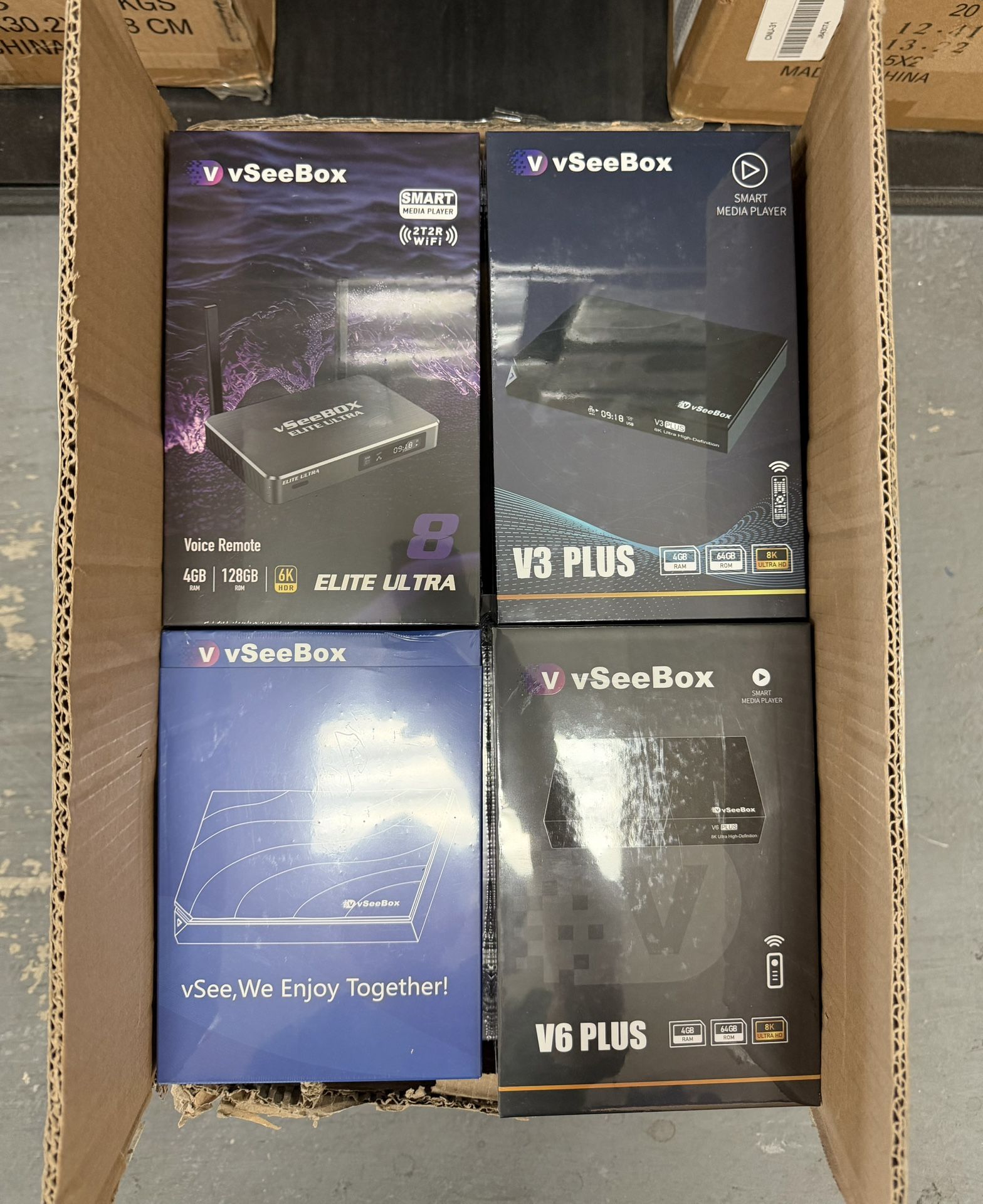 vSeebox V6 Max/ V6 Plus/ V3 Plus/ Elite Ultra - Superbox S7 Max/ S6 Max ...