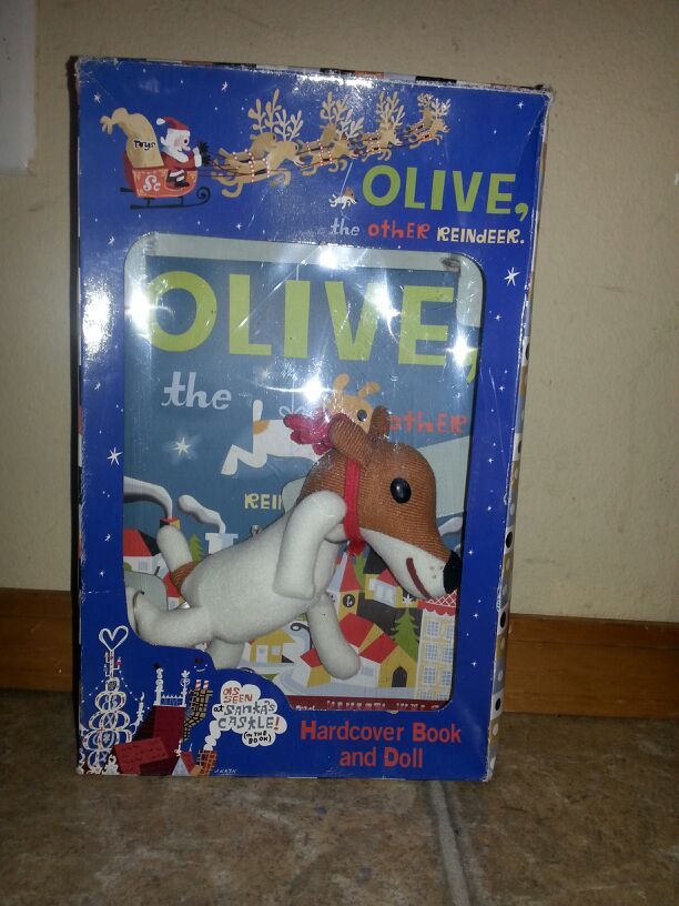 Olive the Other Reindeer stuffed animal and book for Sale in Everett ...