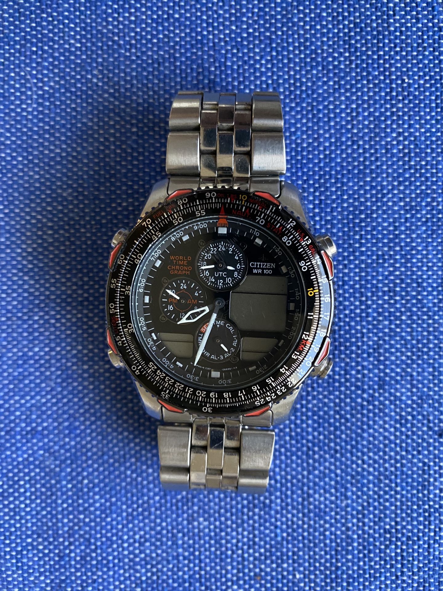 Citizen Navihawk C300 chronograph Watch for Sale in Ontario, CA - OfferUp