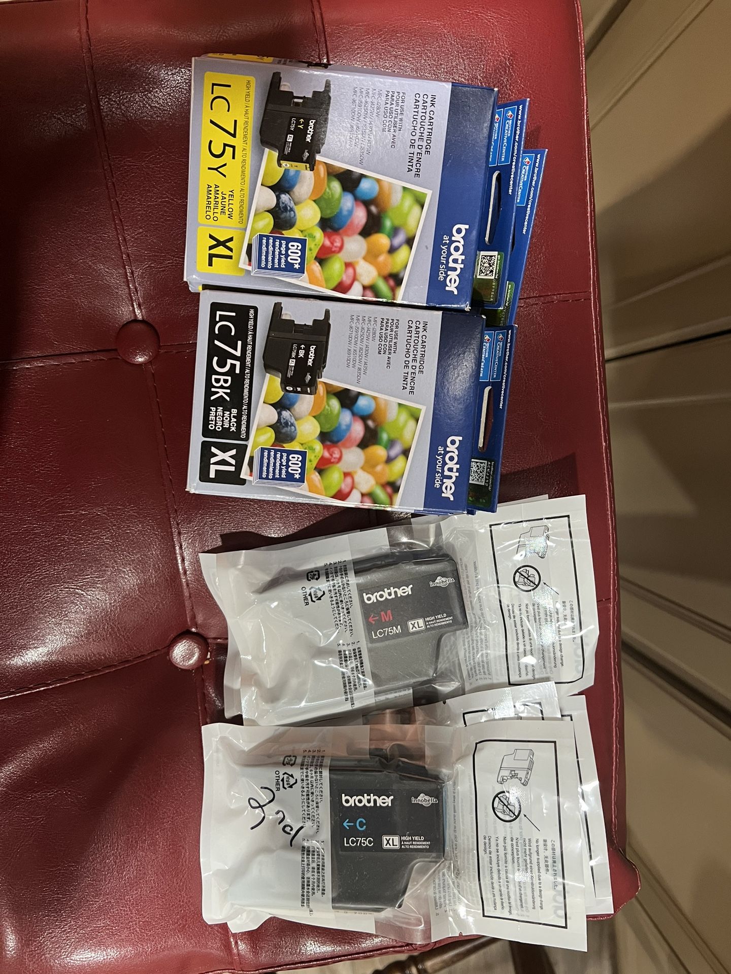 Brother LC 75 XL Printer Ink for Sale in San Antonio, TX - OfferUp