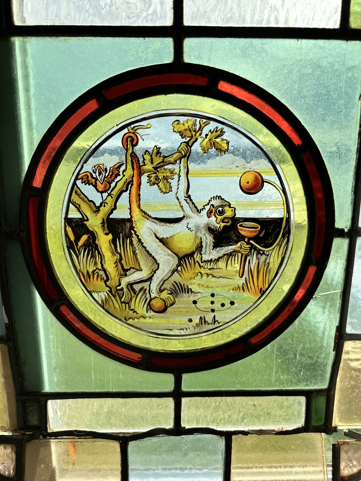 1800’s Hand Painted Stained Glass Medallion for Sale in Tahuya, WA ...