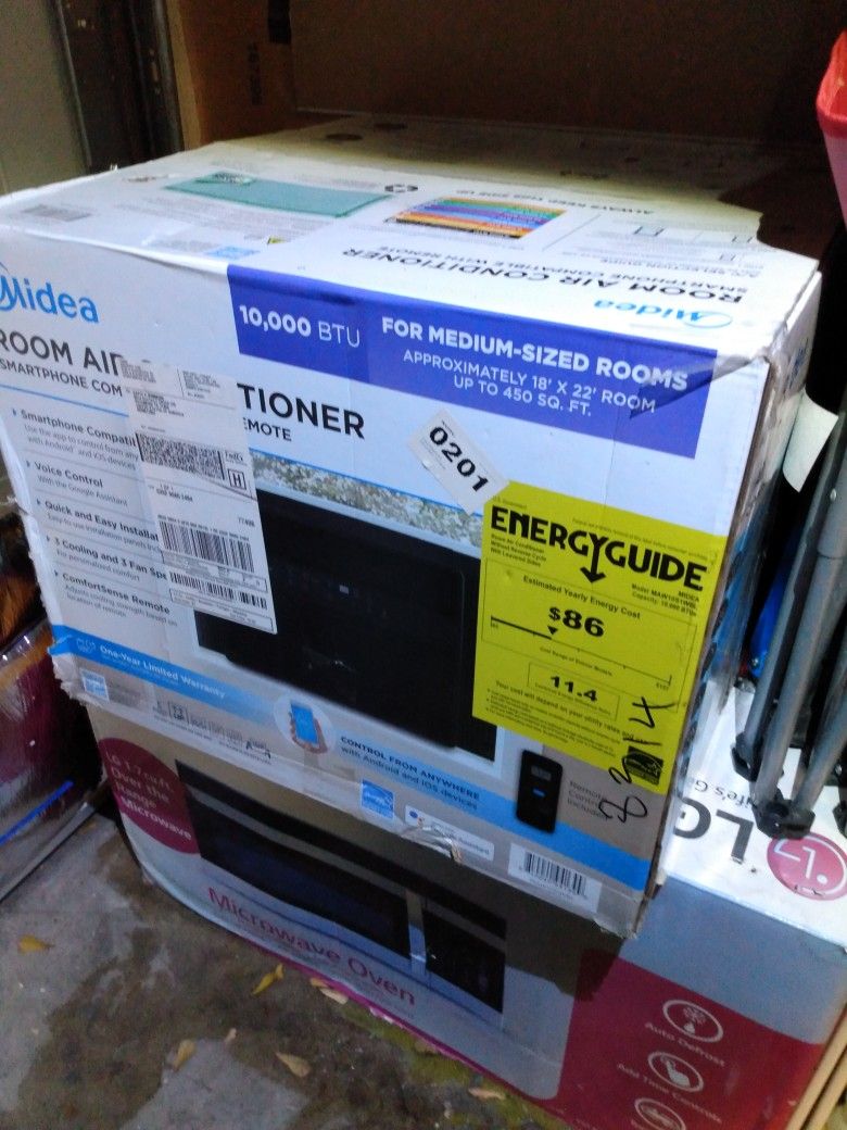 Midea Room Air Conditioner Smartphone Compatible (New) X2 for Sale in ...
