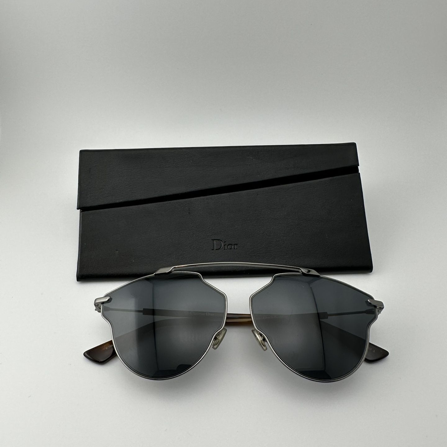 Christian Dior 'So Real Pop' Sunglasses in Silver Metal Christian Dior 'So Real Pop' Sunglasses in Silver Metal