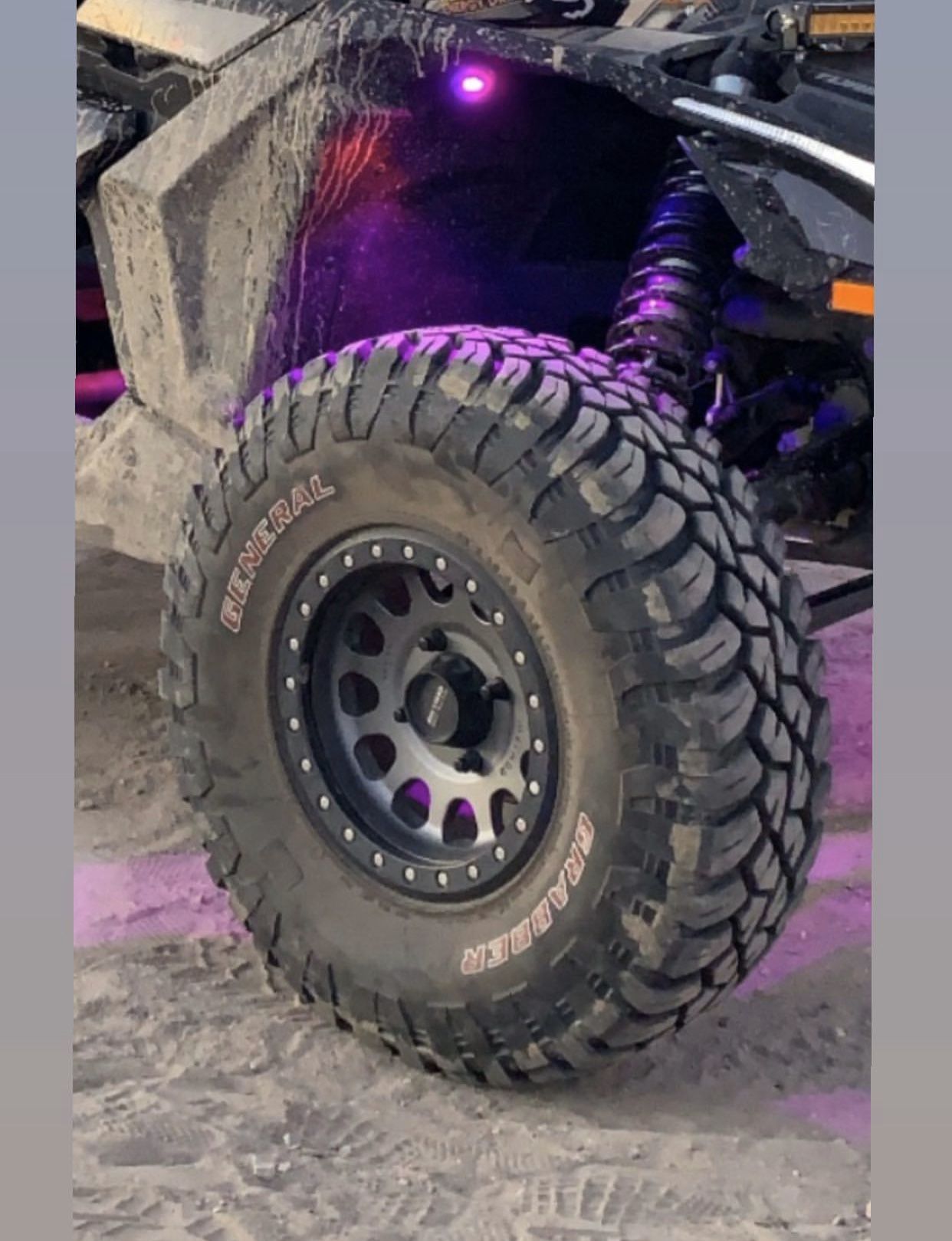 33x10.00R15 General Grabbers and 15 inch bead lock method wheels for ...