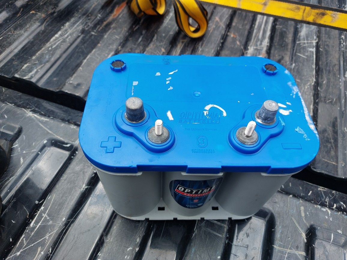 Blue Top Optima Deep Cycle Battery for Sale in Eatonville, WA - OfferUp