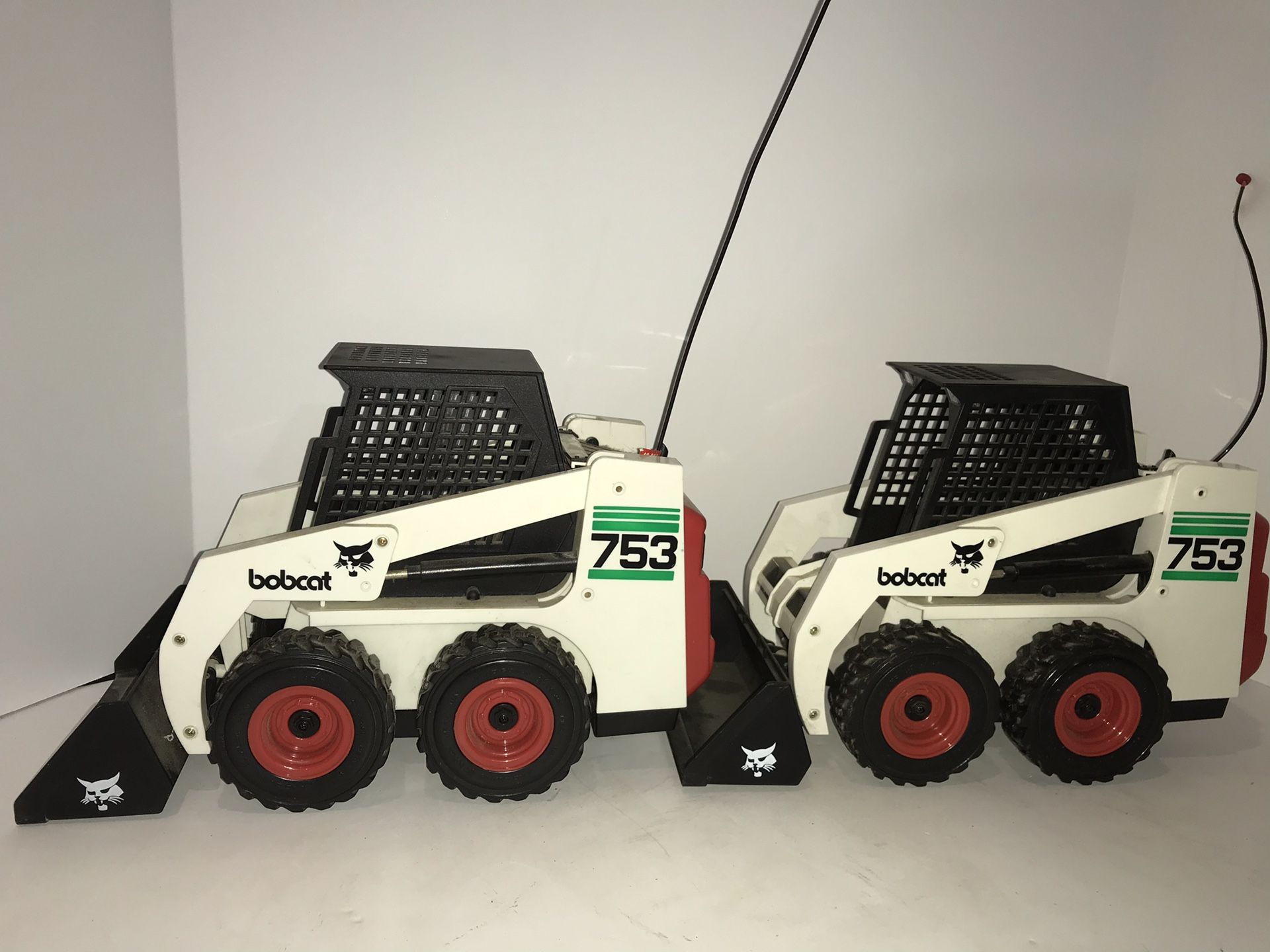 2x 1996 Echo Toys RC Bobcat 753 Skid Steer Loaders (Extremely Rare) for ...