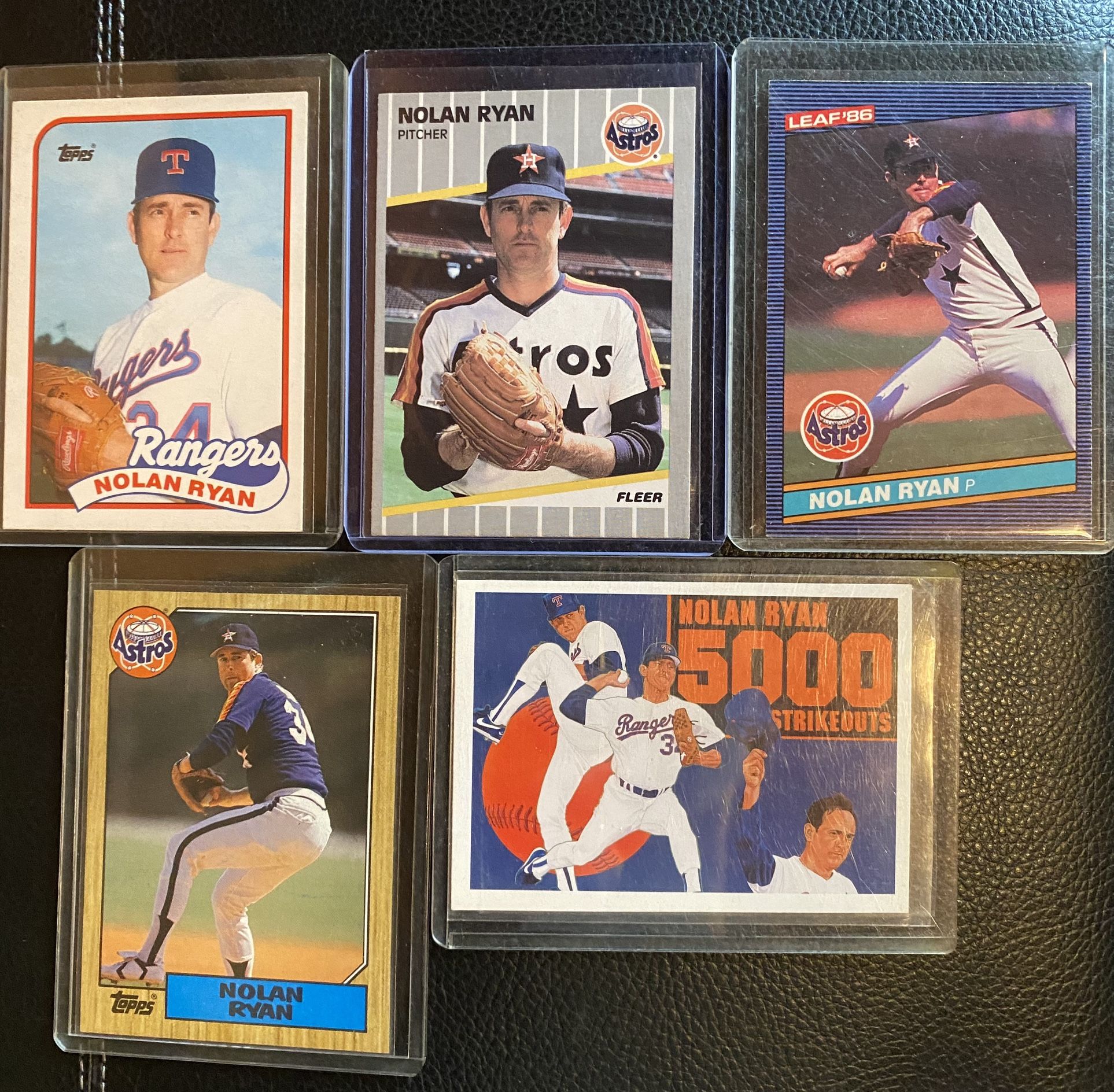 Nolan Ryan Astros Baseball Card