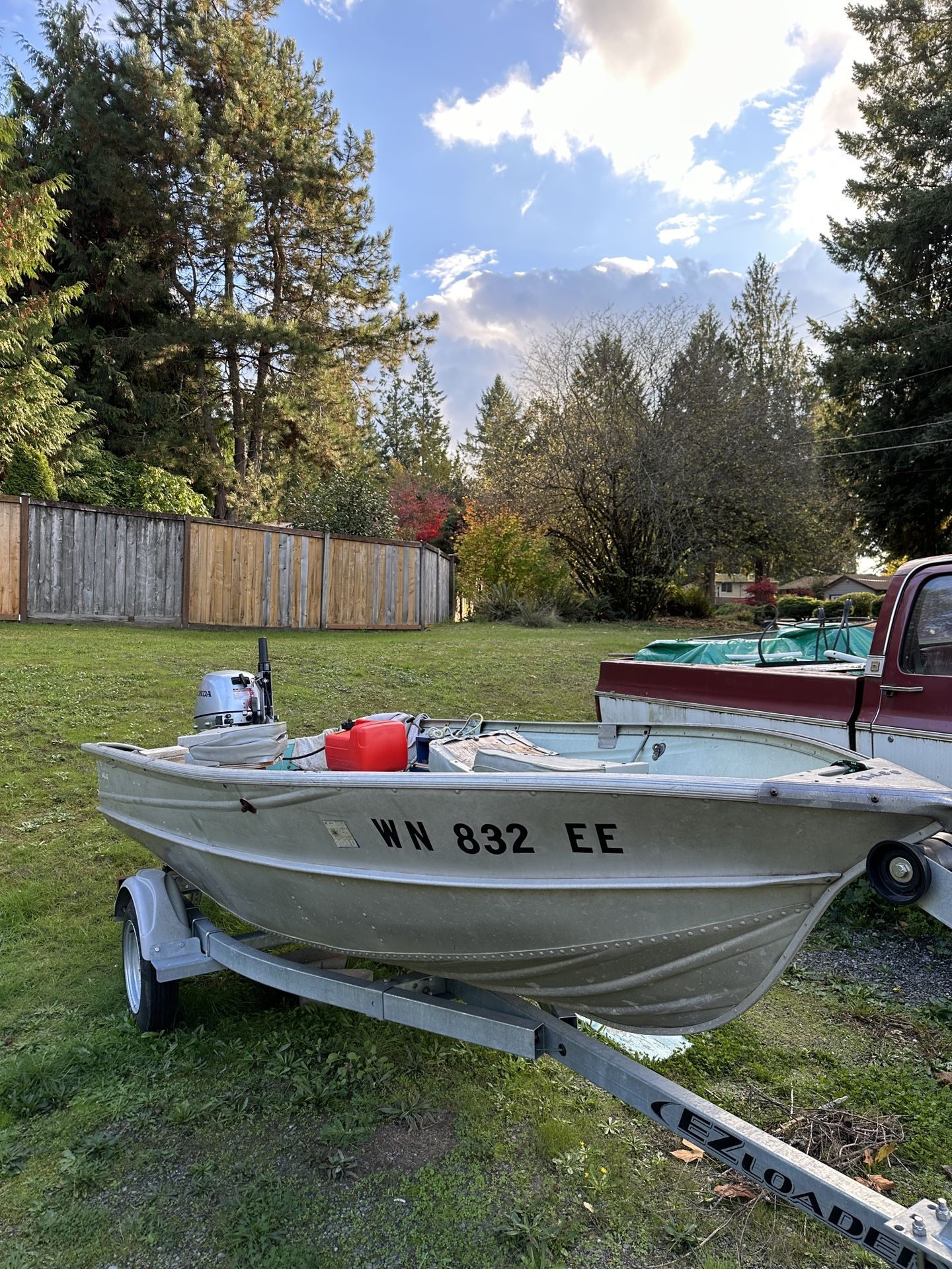 Valco 13FT Aluminum Boat and Honda 9.9 Motor for Sale in Lacey, WA ...