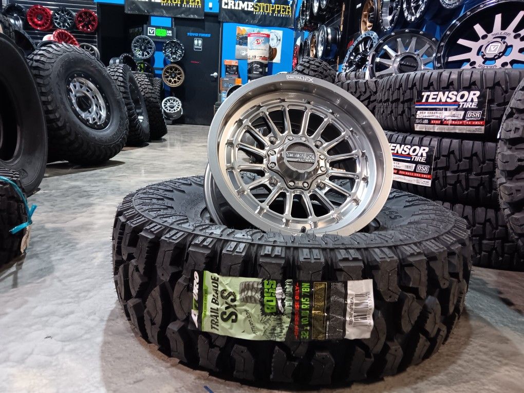 Metal Fx 15x7 Rims & 32x10-15 Hercules OR Trail Boss Tires ( For Can-Am ...