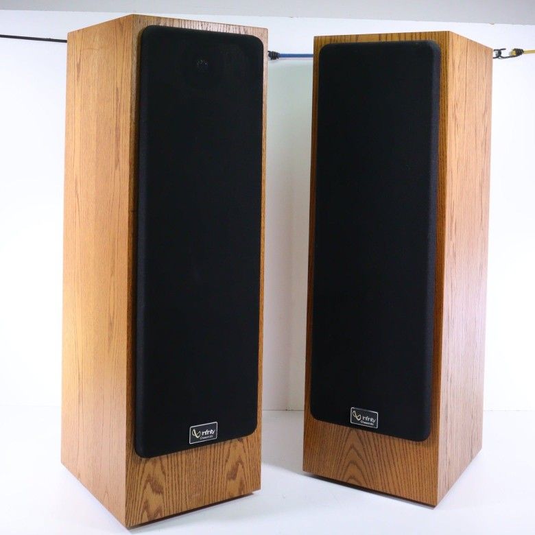 Infinity Crescendo CS-3007 Dual 8" Woofer Tower Speaker Pair Bi-Ampable ...