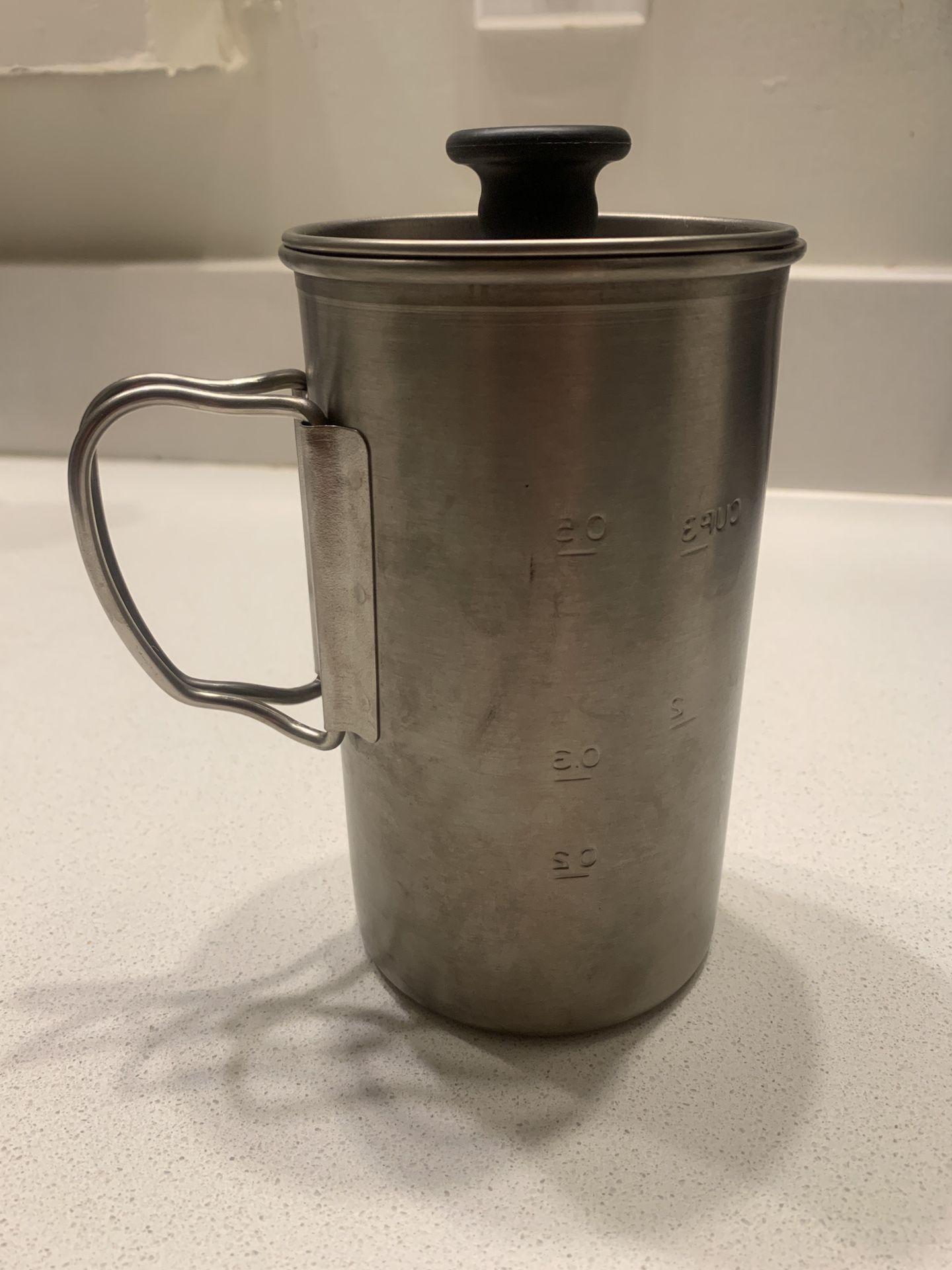 Camping / Backpacking Coffee French Press - Snow Peak Titanium Cafe ...