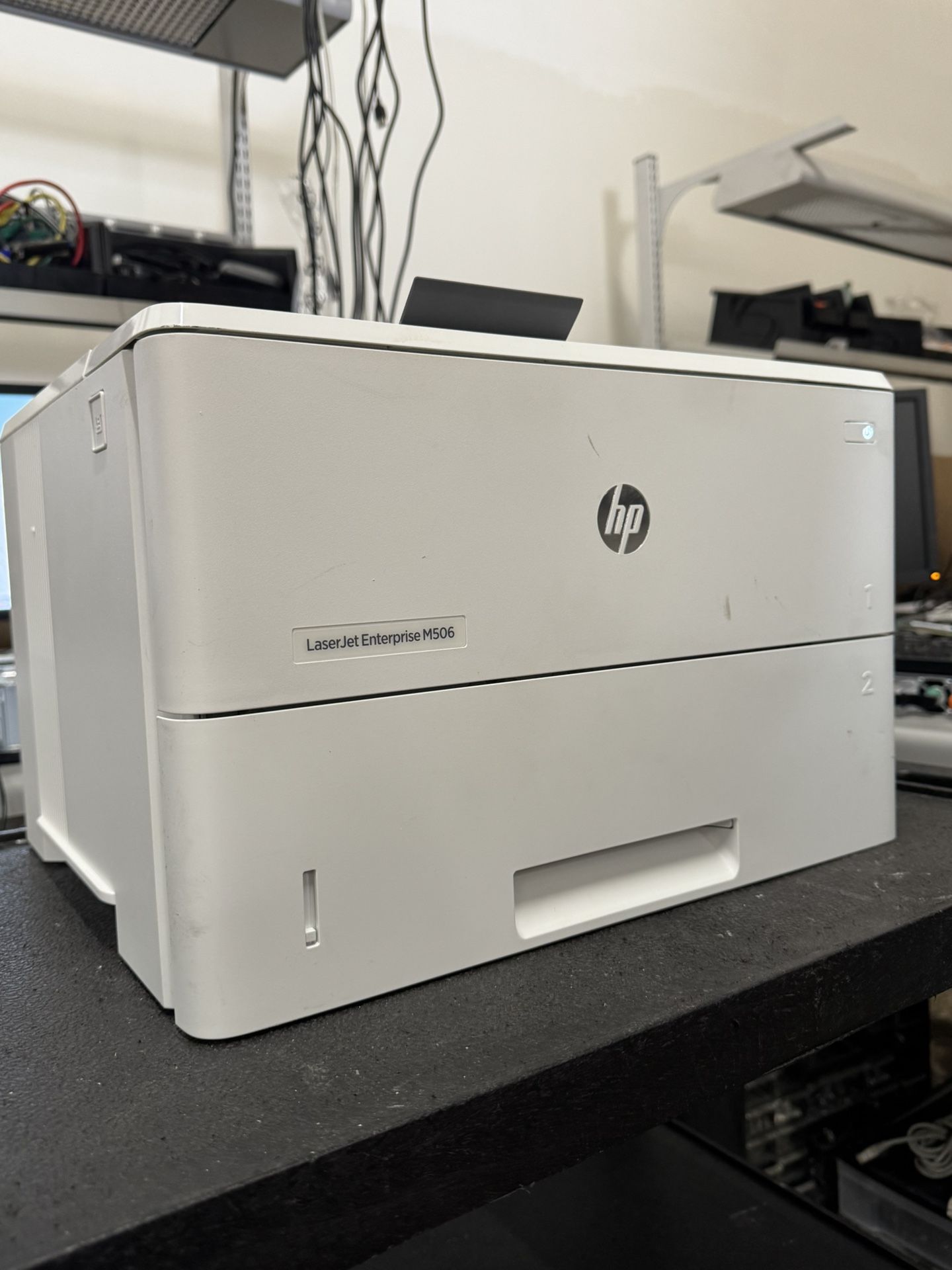 HP LaserJet Enterprise M506 Laser printer 79K Page Count W/ Toner and ...