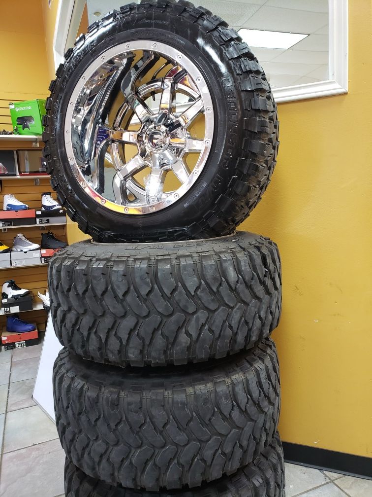 Fuel 20x14" Wheels&Tires for Sale in Houston, TX - OfferUp