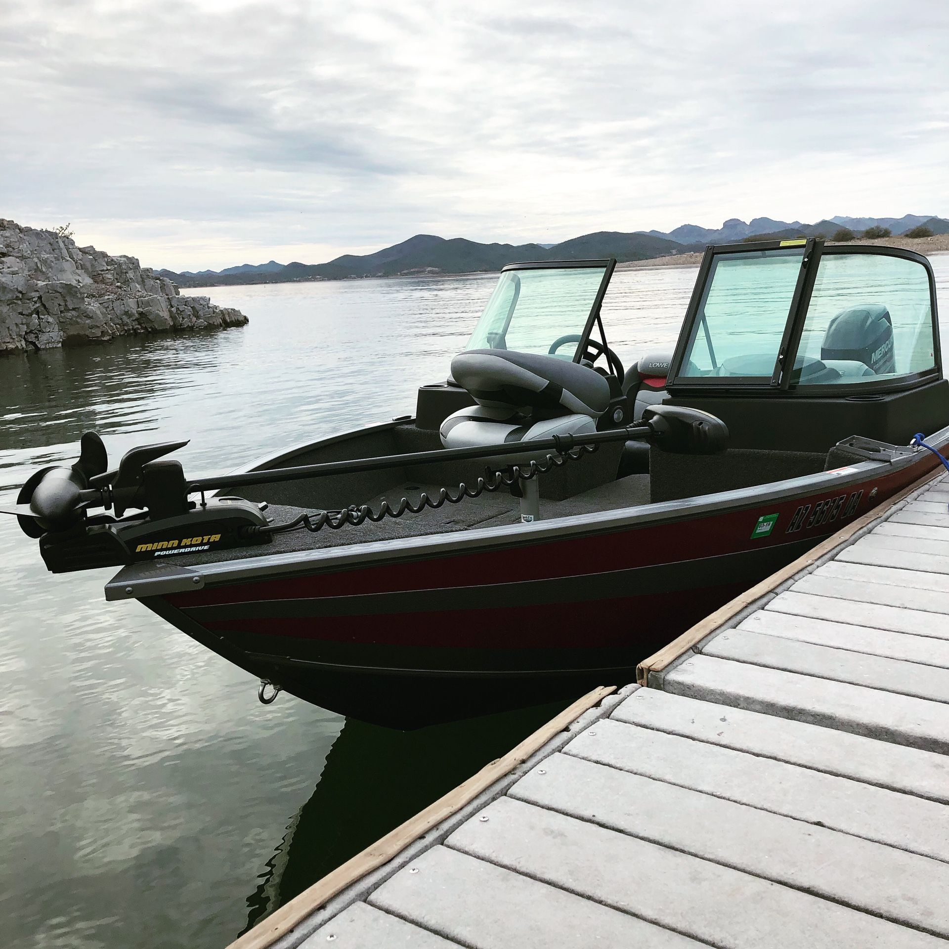 2017 Lowe FM165 Bass Boat with Karavan Trailer for Sale in Phoenix, AZ ...