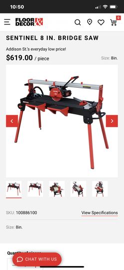 sentinel 8” bridge wet tile saw, for Sale in Chicago, IL - OfferUp