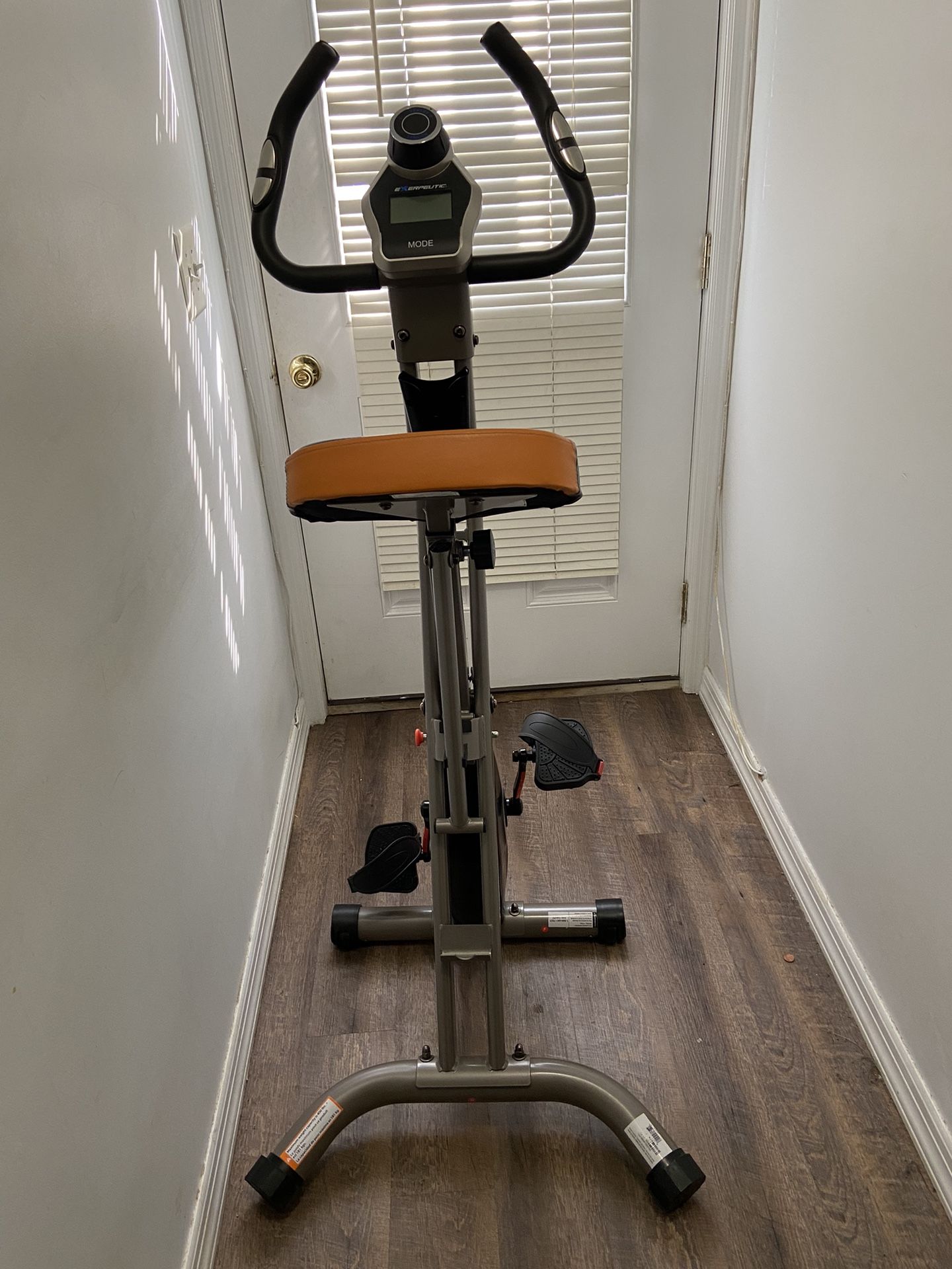 Exerpeutic Gold Heavy Duty Foldable Exercise Bike for Sale in The Bronx NY OfferUp