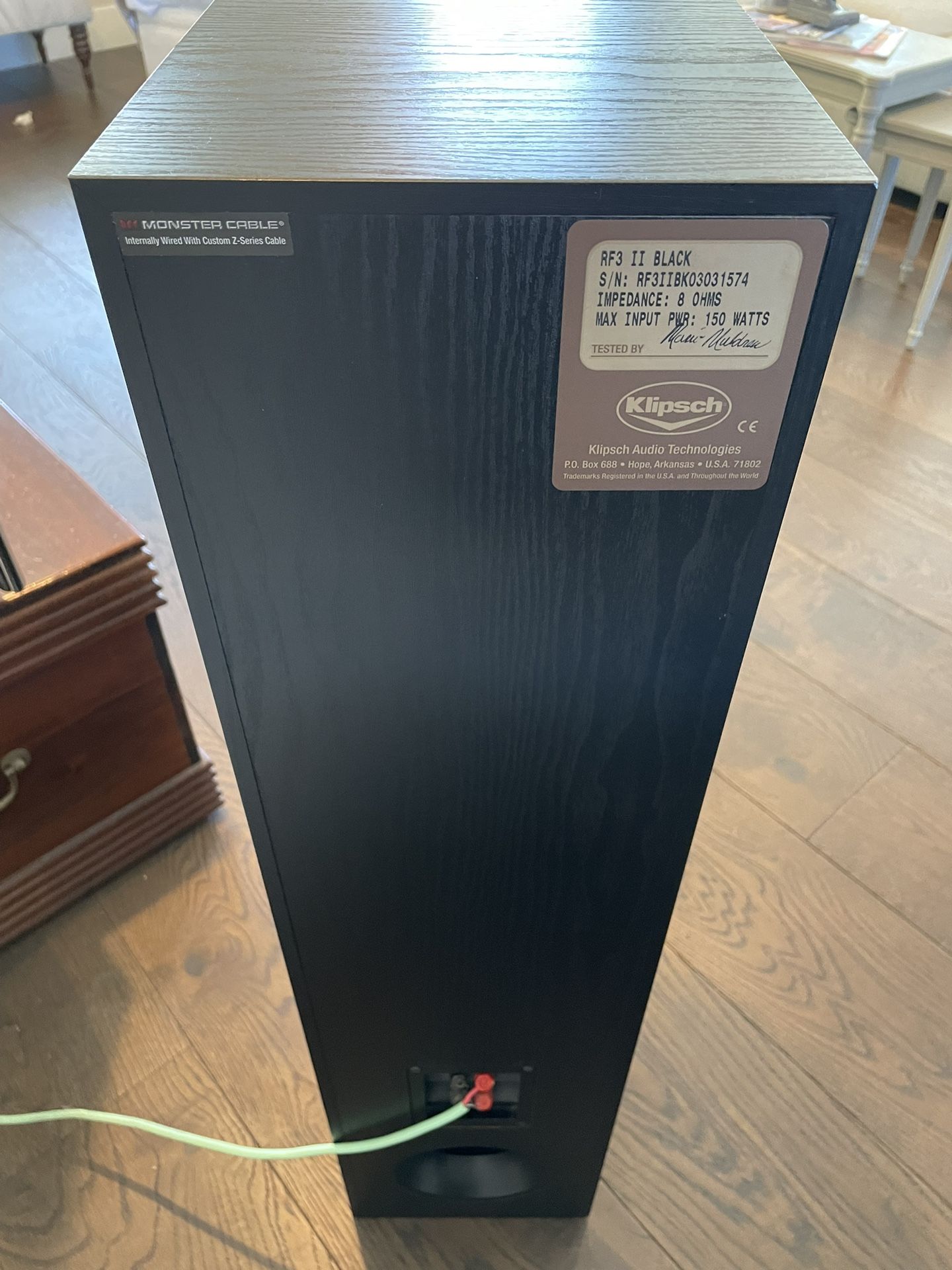 Klipsch RF-3 II Reference Tower Speakers Pair for Sale in Del Mar, CA ...