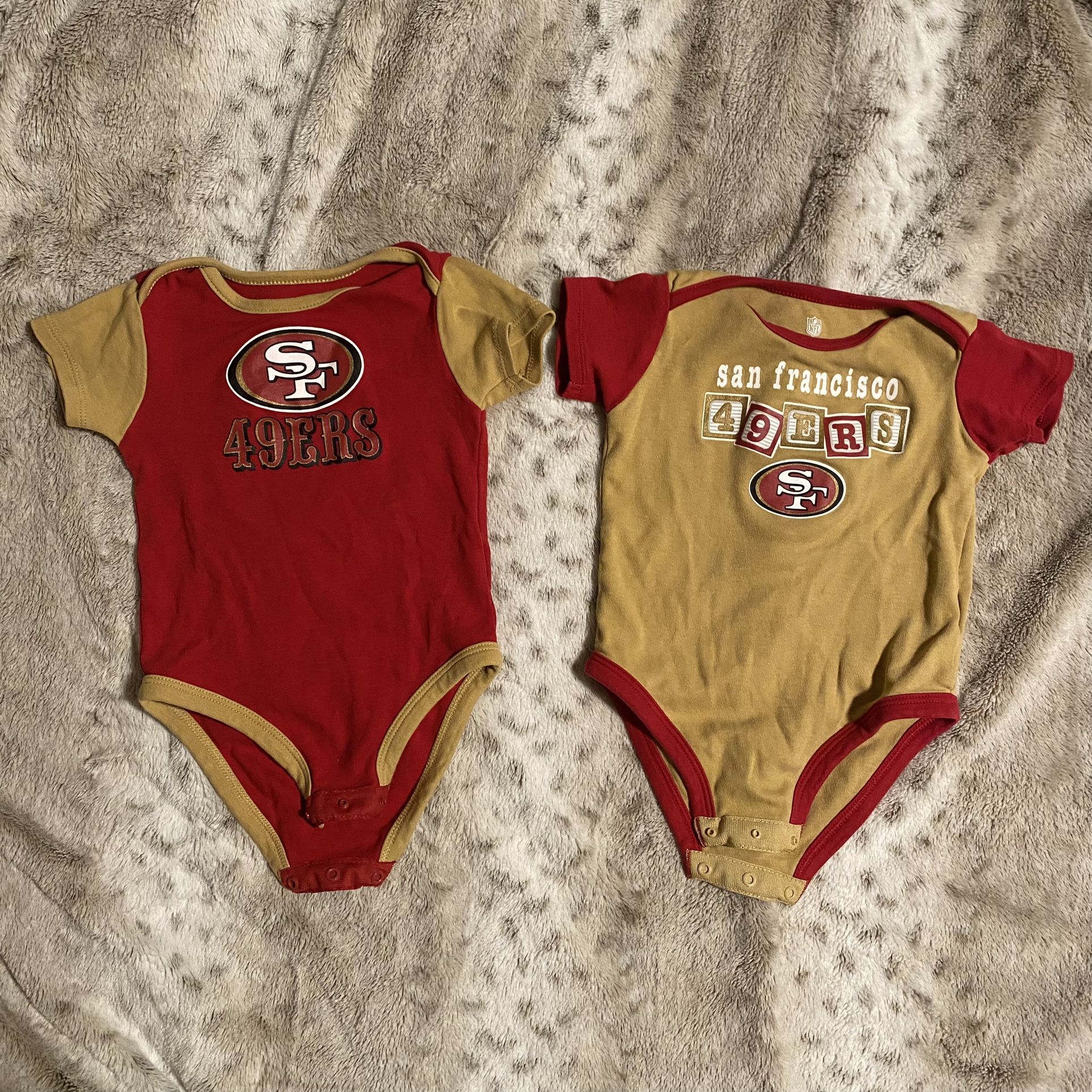 2 Infant 49ers Onesies Size 18M for Sale in Sacramento, CA - OfferUp