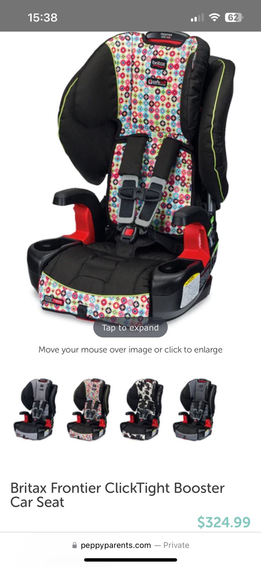 Britax Frontier ClickTight Harness-2-Booster Car Seat With Seat Saver ...