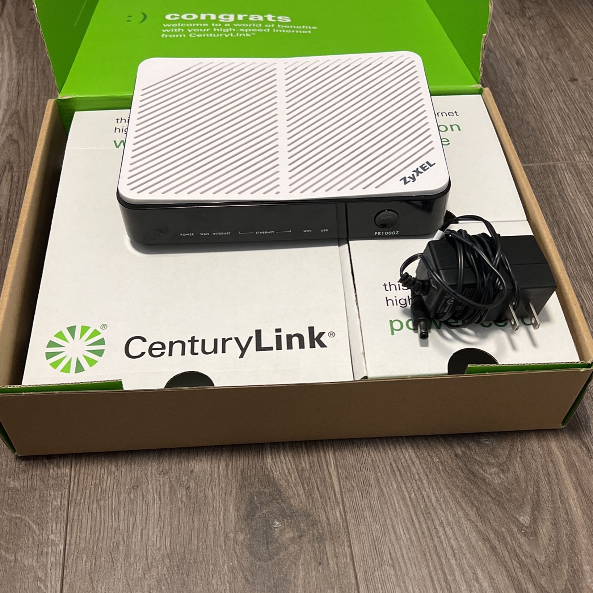 CenturyLink ZyXEL 802.11n WiFi Router FR1000Z for Sale in Everett, WA ...