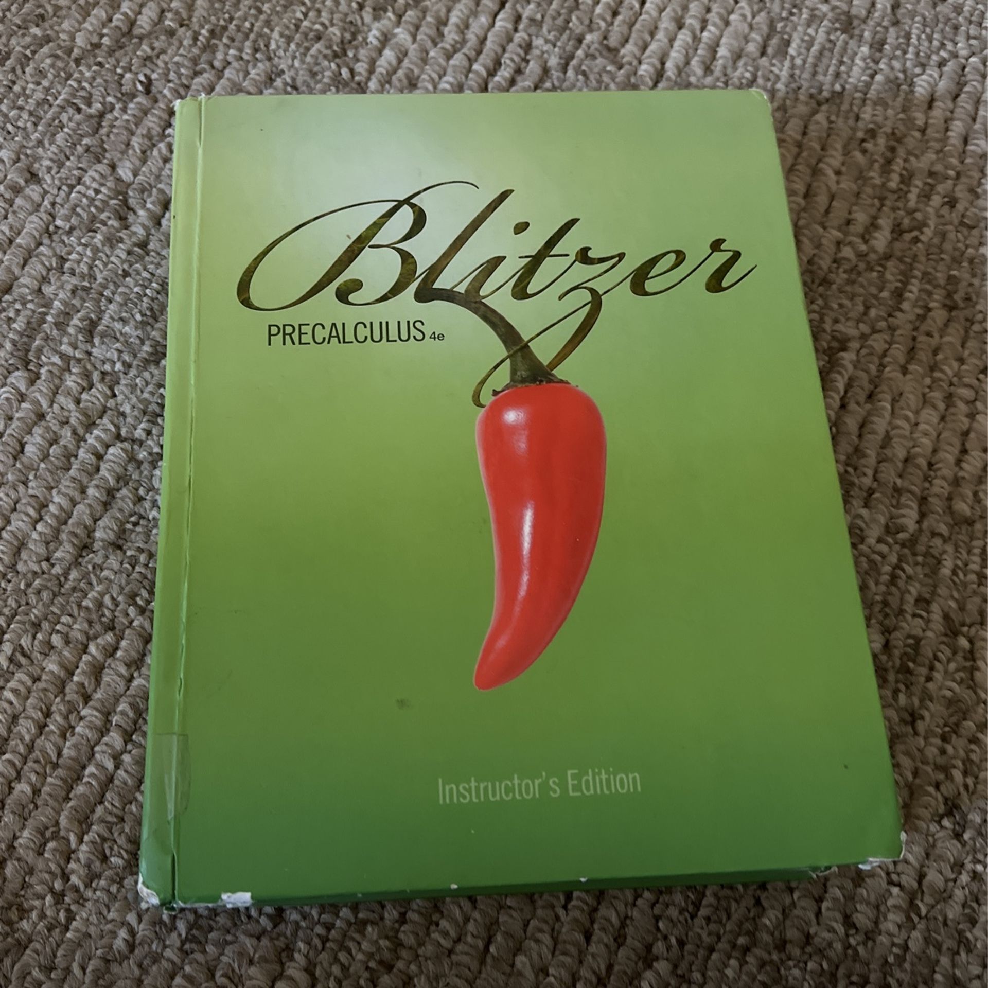 Precalculus Book Blitzer