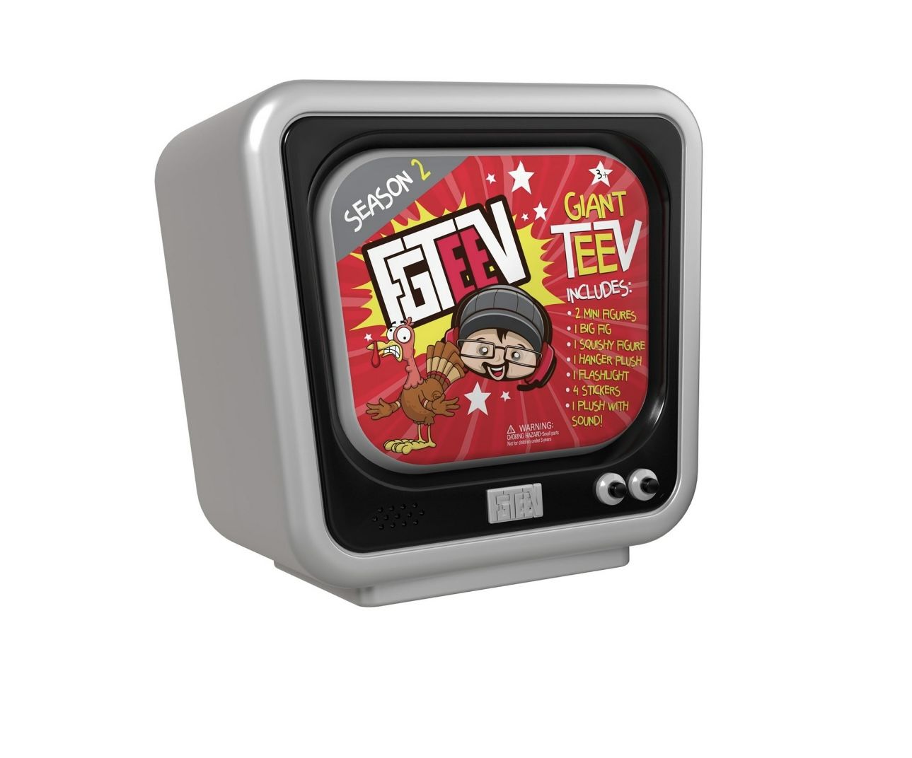 New FGTEEV Sealed GIANT TEEV Set SEASON 2 Silver TV Mini FIGURE for ...