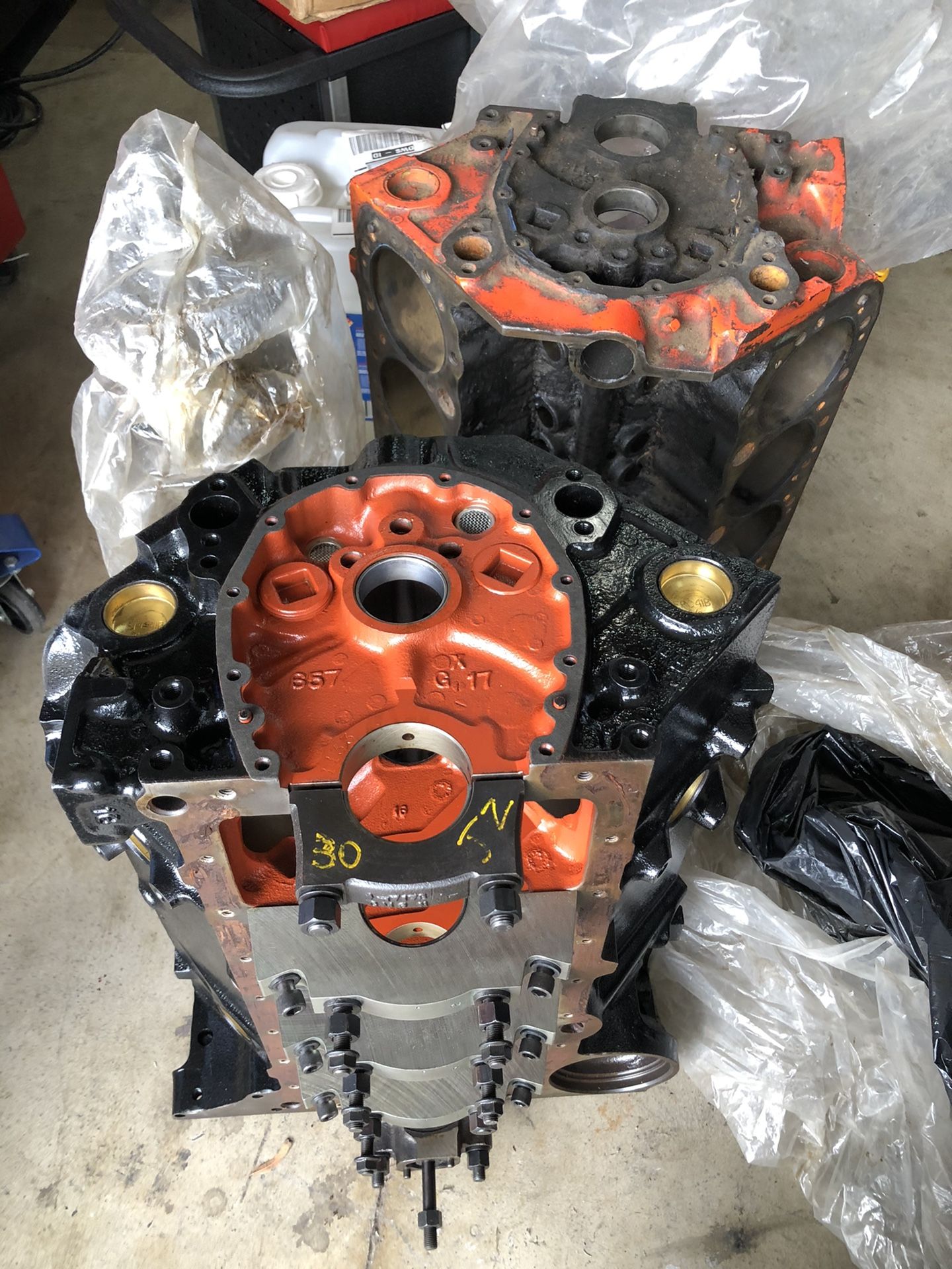 SBC 327 short block machined and ready to assemble. for Sale in West ...