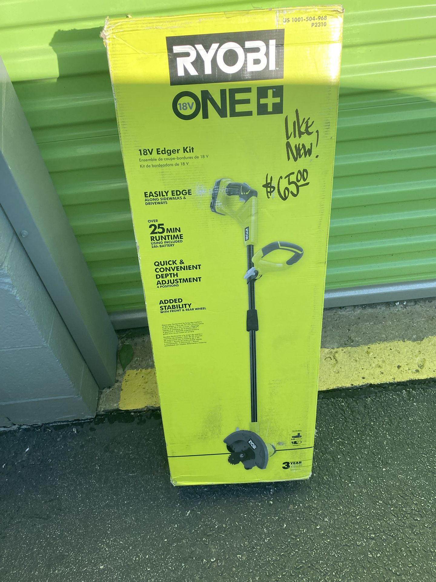 Ryobi 18v Steel Blade Edger Tool Only . Like New for Sale in Dallas, TX ...