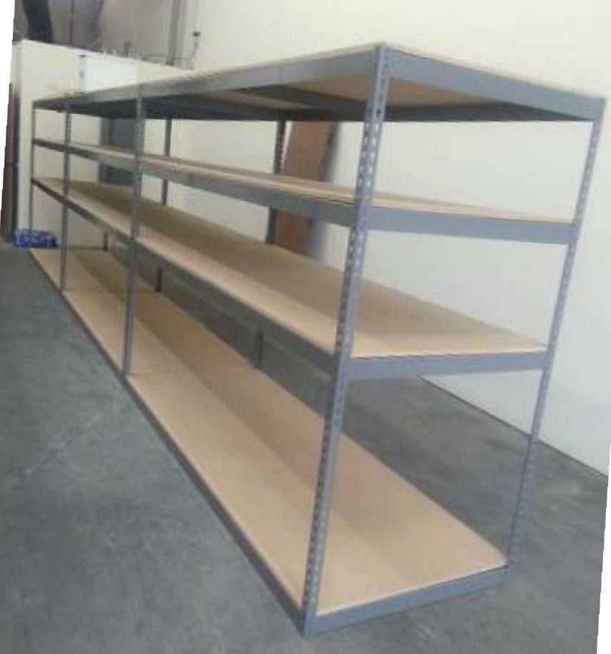 Warehouse Shelving 96 in W x 48 in D Commercial Bulk Storage Racking ...