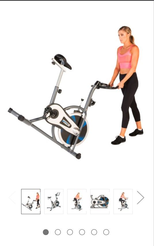 PROGEAR 100S Exercise Bike Indoor Training Cycle with Heart Pulse Exercise Exercise