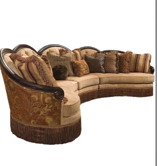 Rachlin Classics Grace 3 pc Conversational Sectional Sofa for Sale in Encinitas CA OfferUp