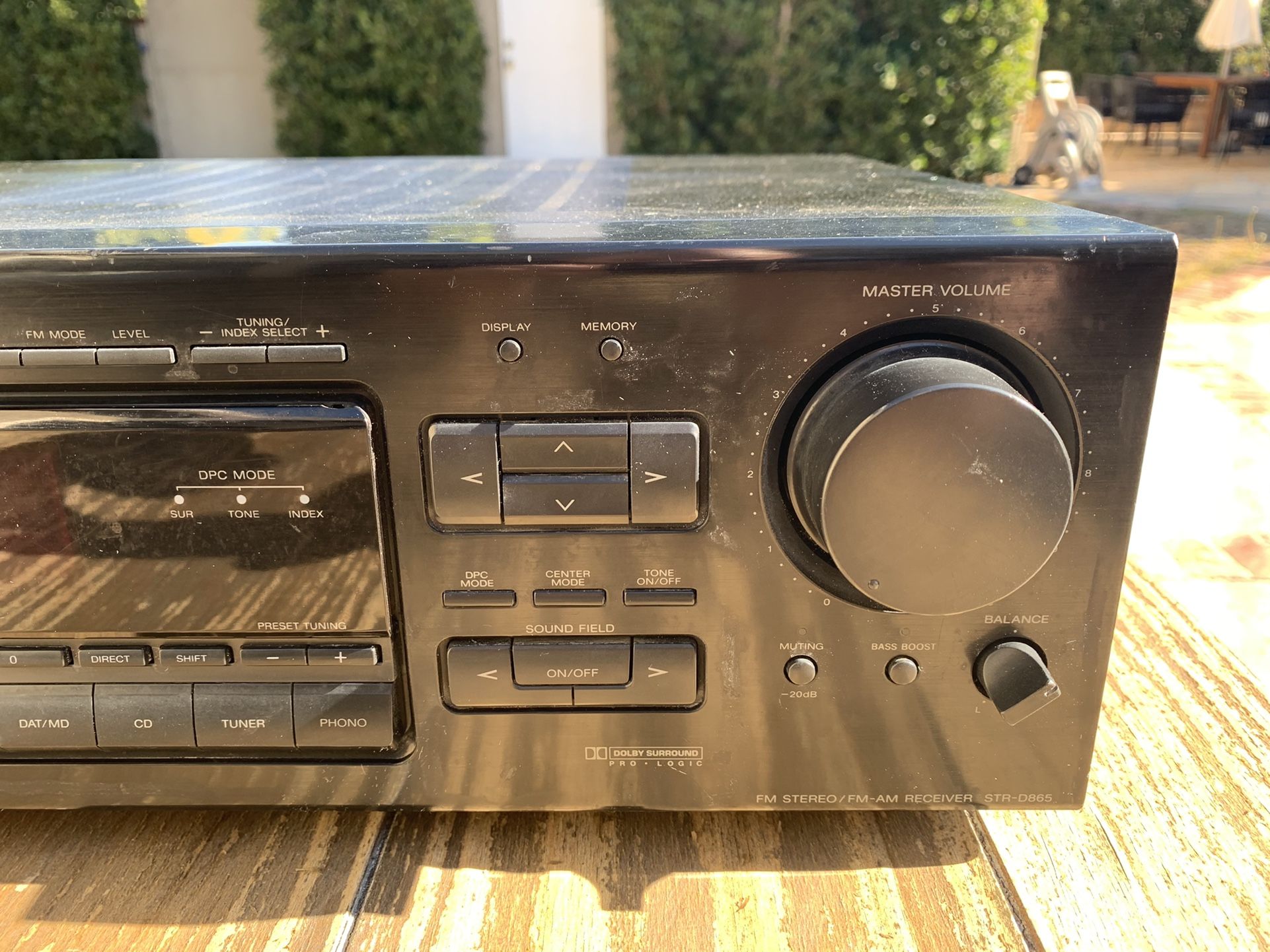 SONY STR-D865 - 5.1 Ch Home Theater Surround Sound Receiver - Tested ...