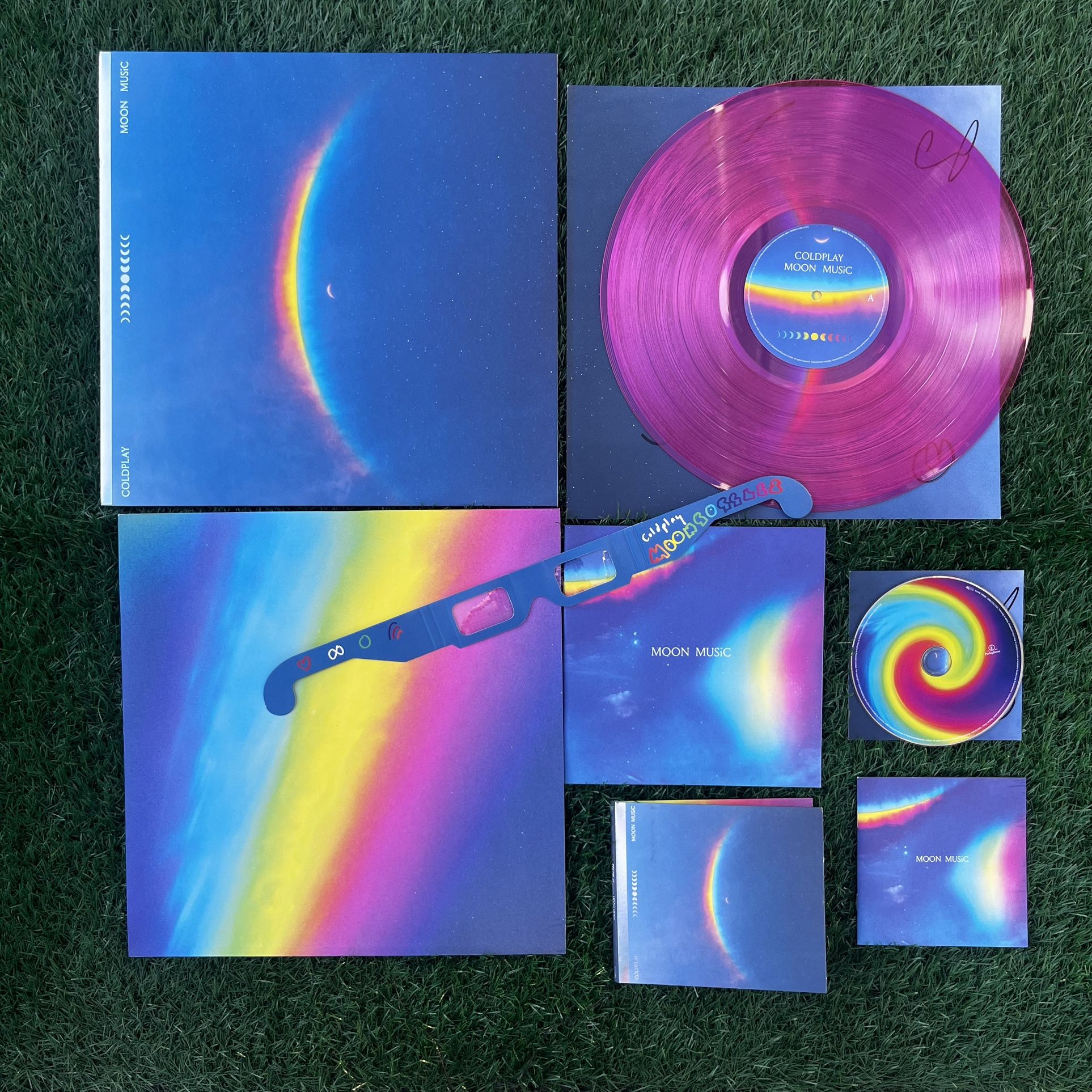 Coldplay Moon Music Autographed CD and Vinyl for Sale in City Of ...