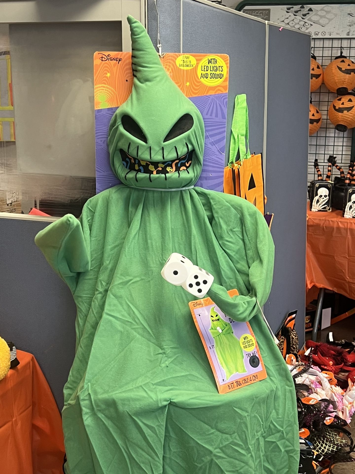 Oogie Boogie 5ft Hanging Decor With Lights And Sound for Sale in Santa ...