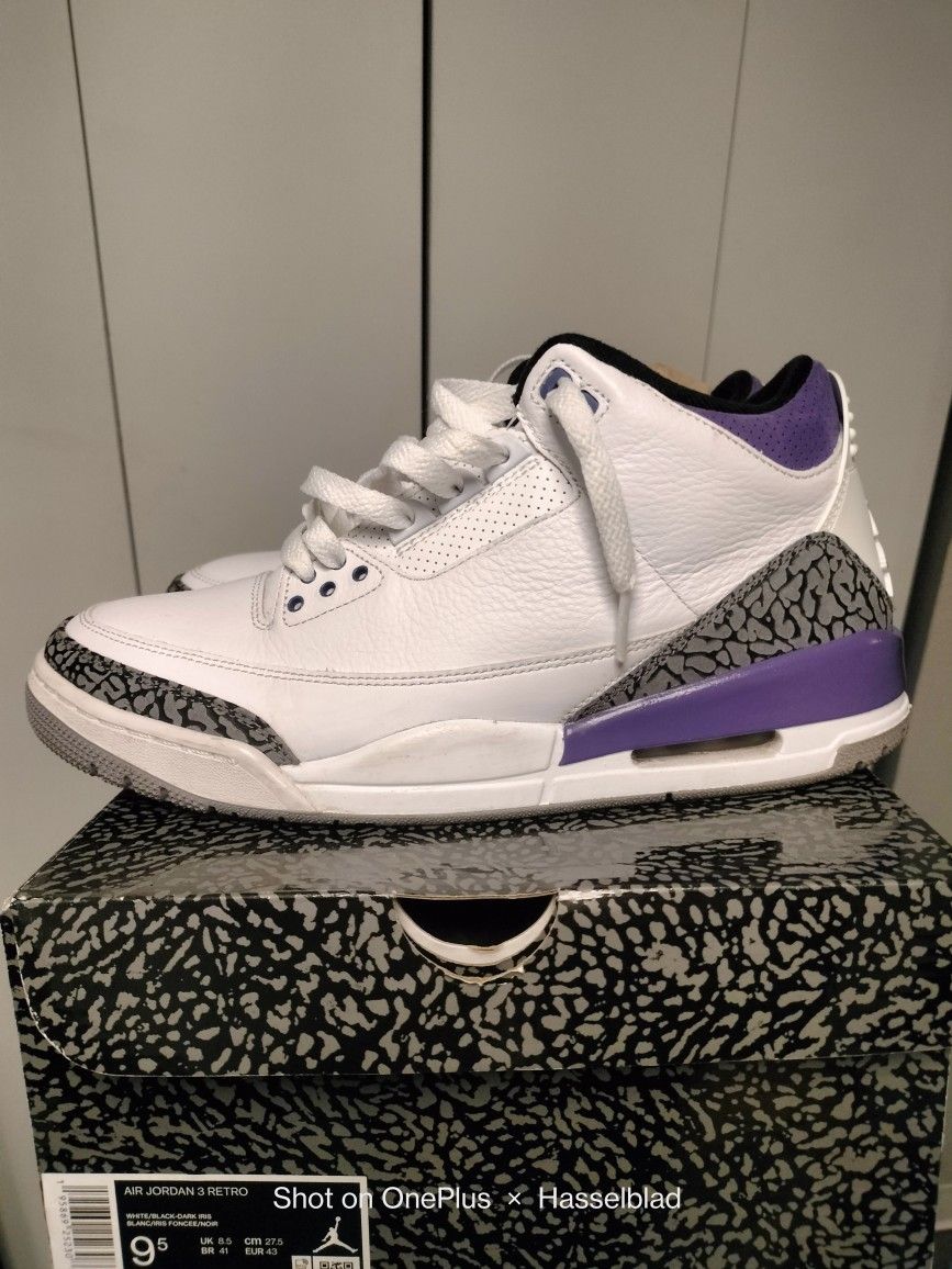 Court Purple 3s Size 9.5 for Sale in Lakewood, WA - OfferUp