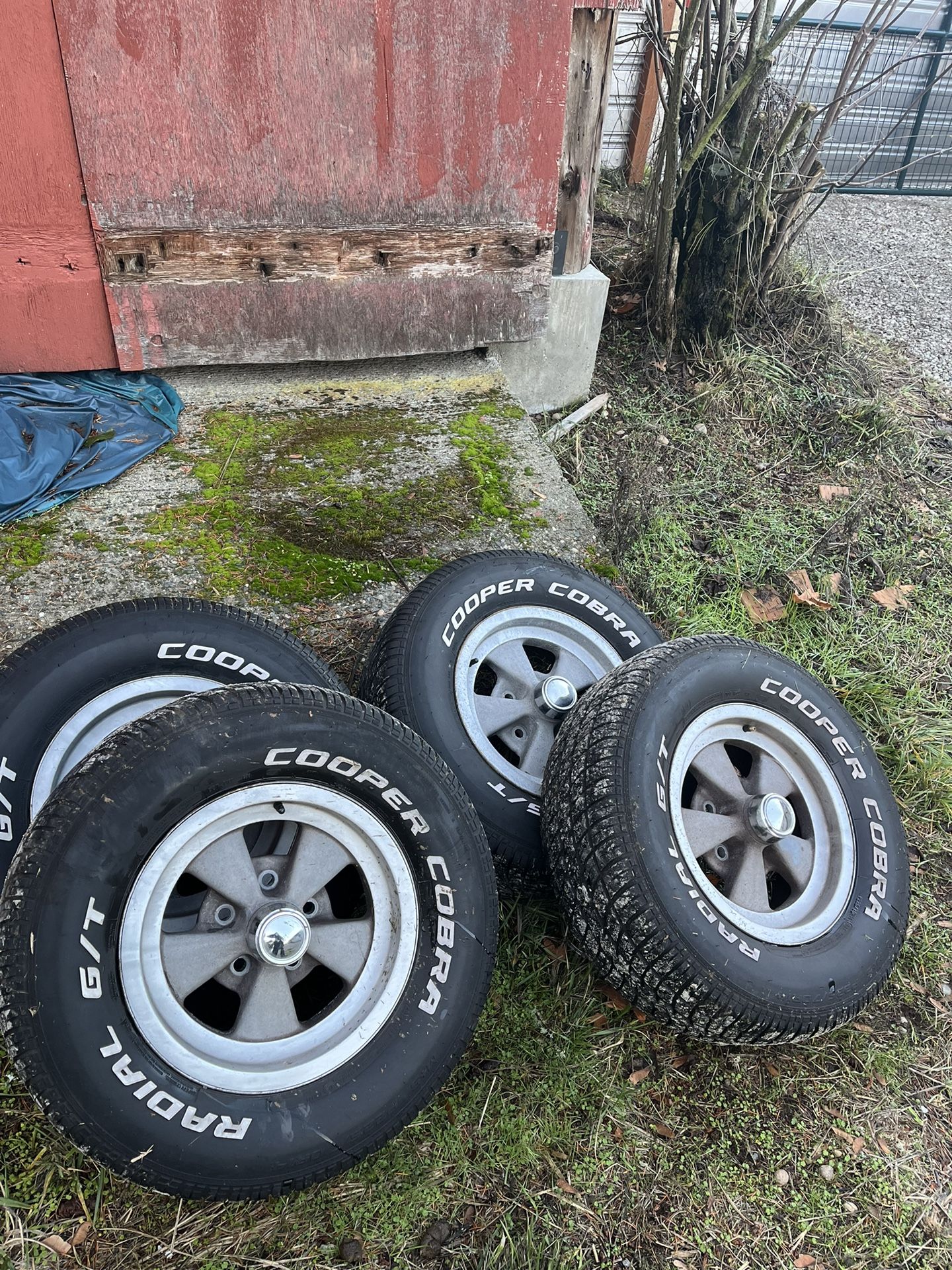 (4) Cragar Wheels W/tires 5x4.75 for Sale in Lacey, WA - OfferUp