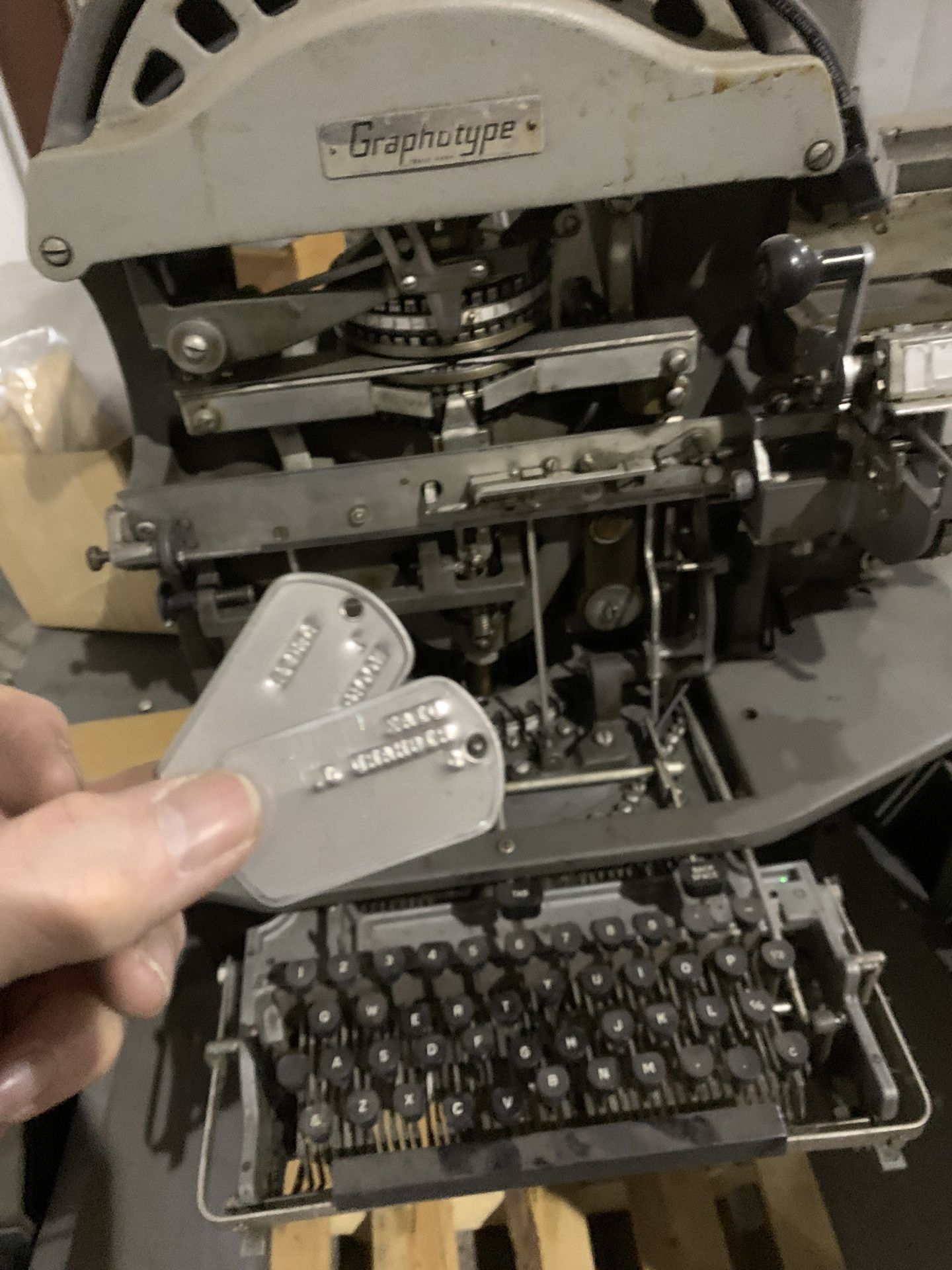 Antique Graphotype Military Dog Tag Machine for Sale in Lakewood, WA ...