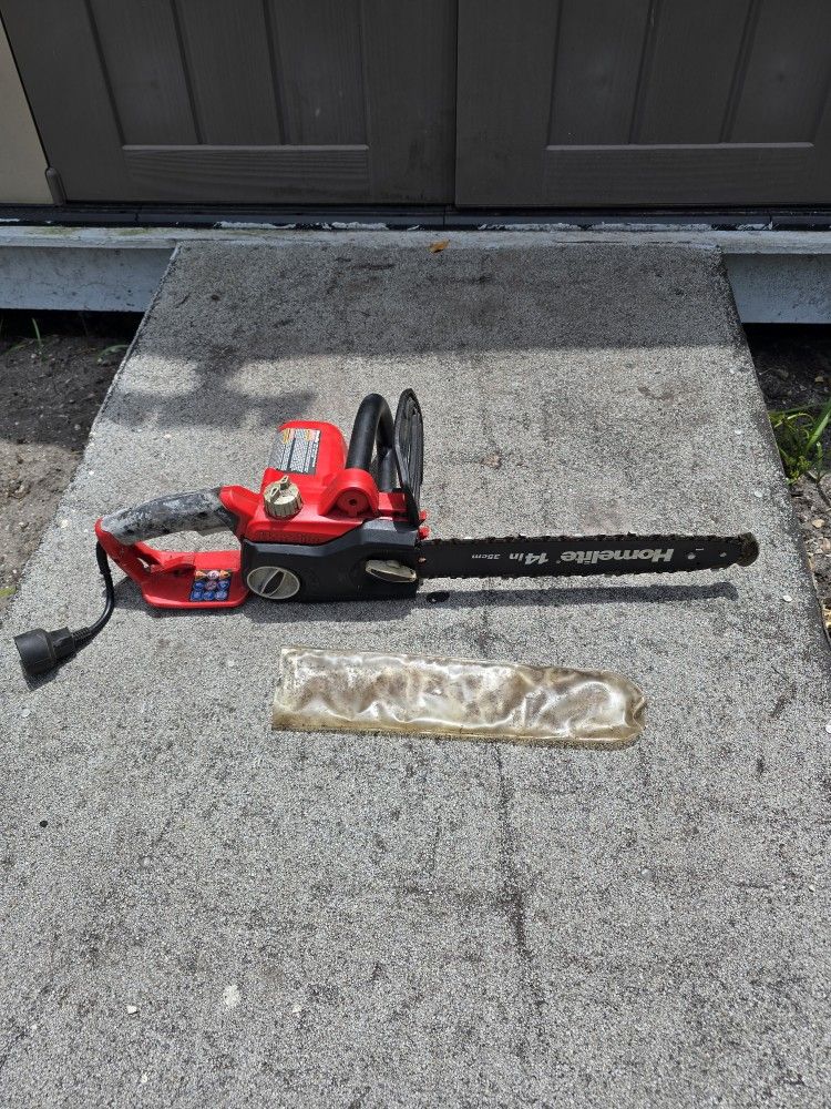Homelite 14 In. 9 Amp Electric Chainsaw for Sale in Fort Lauderdale, FL ...