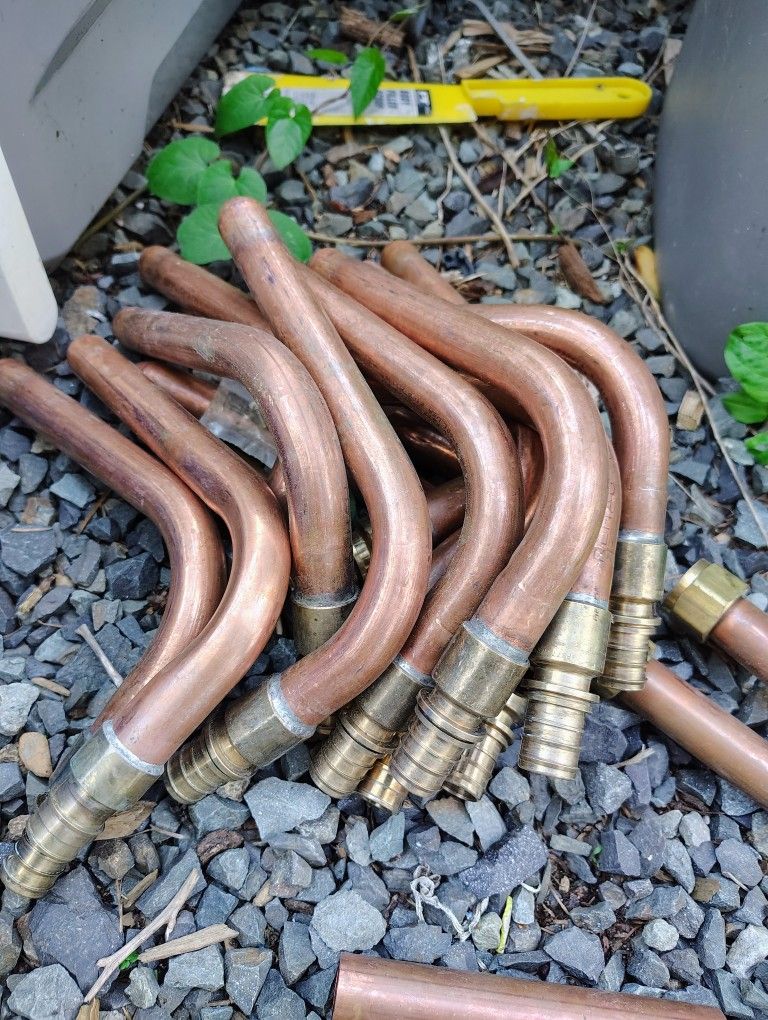 Copper Press And Sweat Fittings 3/4" -1" 90s Stub Outs Hold Rites Misc ...