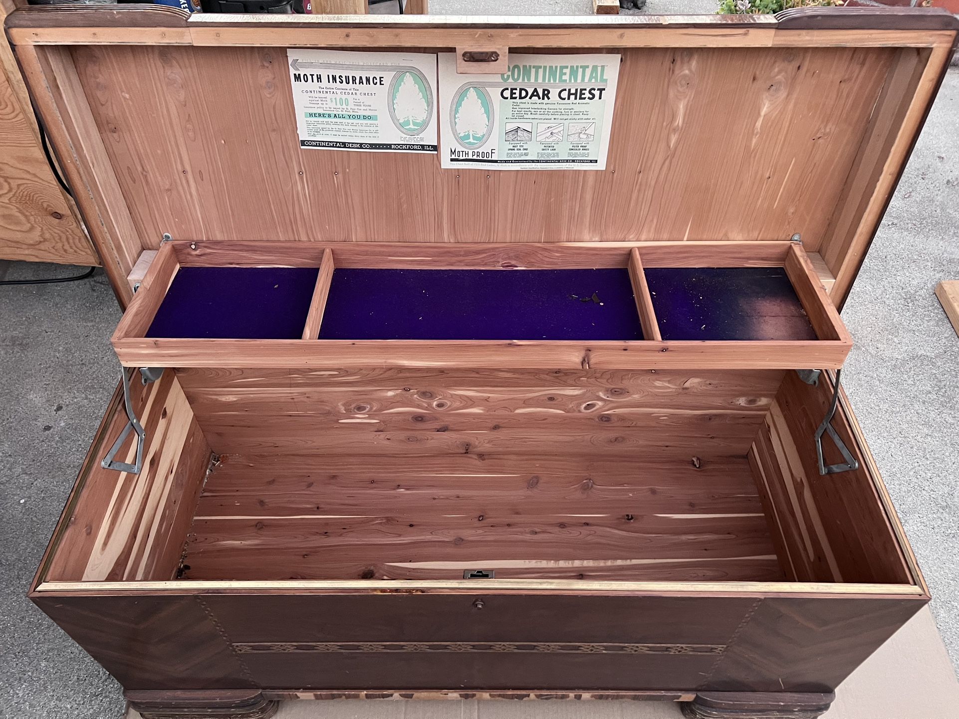 Vintage Cedar Chest Collectibles