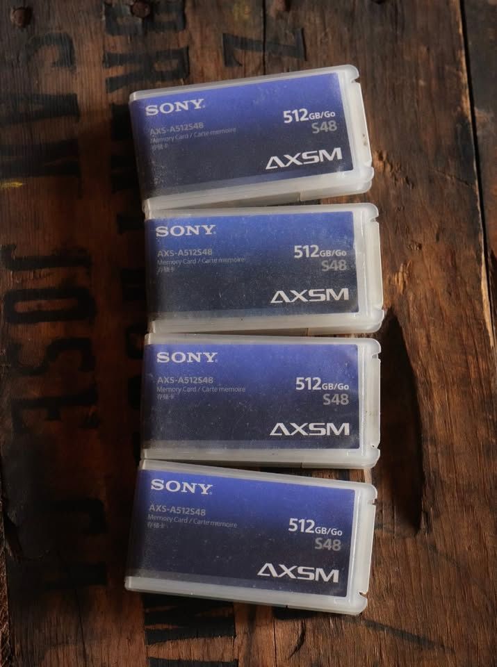 Mags/Memory Cards - Sony AXSM 512gb - S48 & SanDisk CFast 256gb for ...