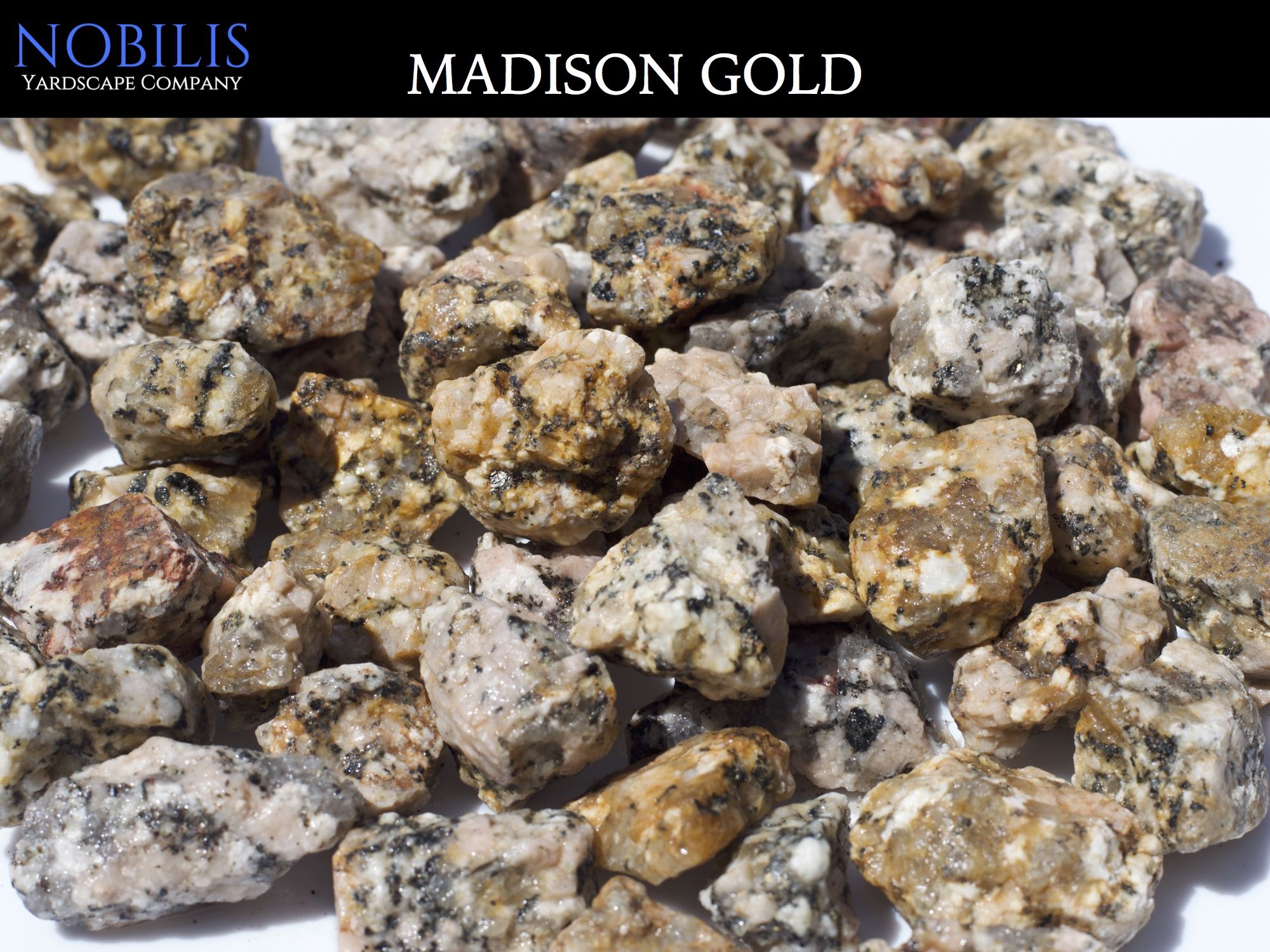 MADISON - DECORATIVE GARDEN LANDSCAPE GRANITE SLATE YARD GRAVEL GRAVA ...