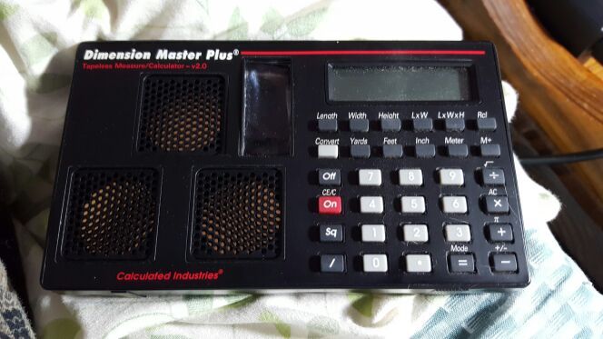 Dimension Master Plus Ultrasonic Tape less Measure/Calculator for Sale ...