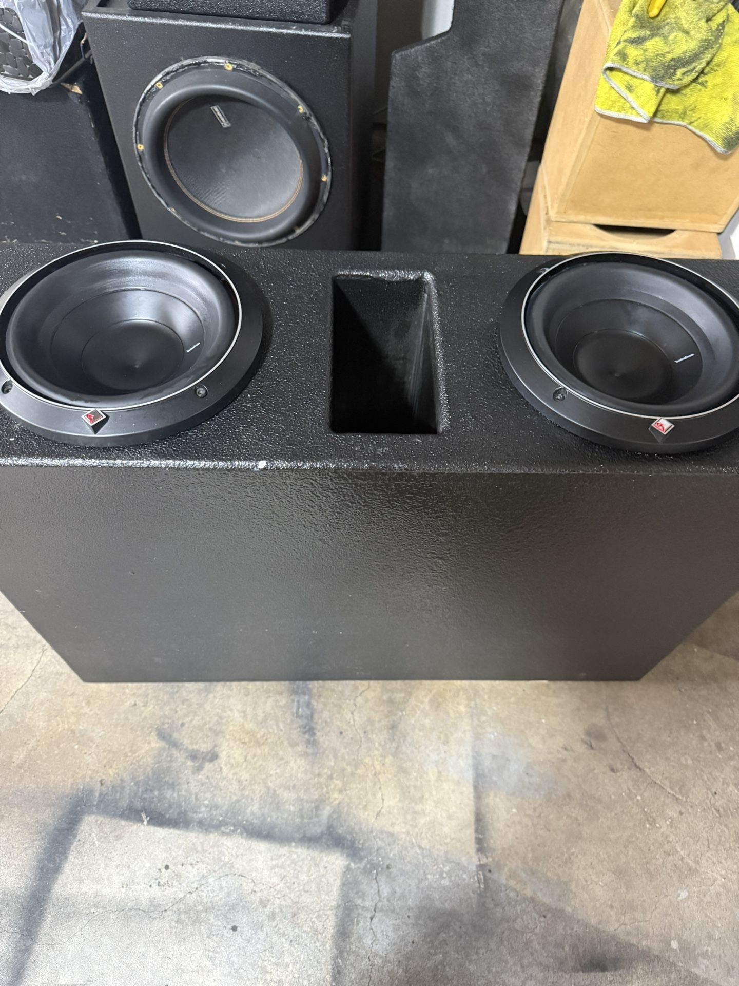 Two 8” Subwoofer Punch p2 Series On Big Ported Pro Box for Sale in ...