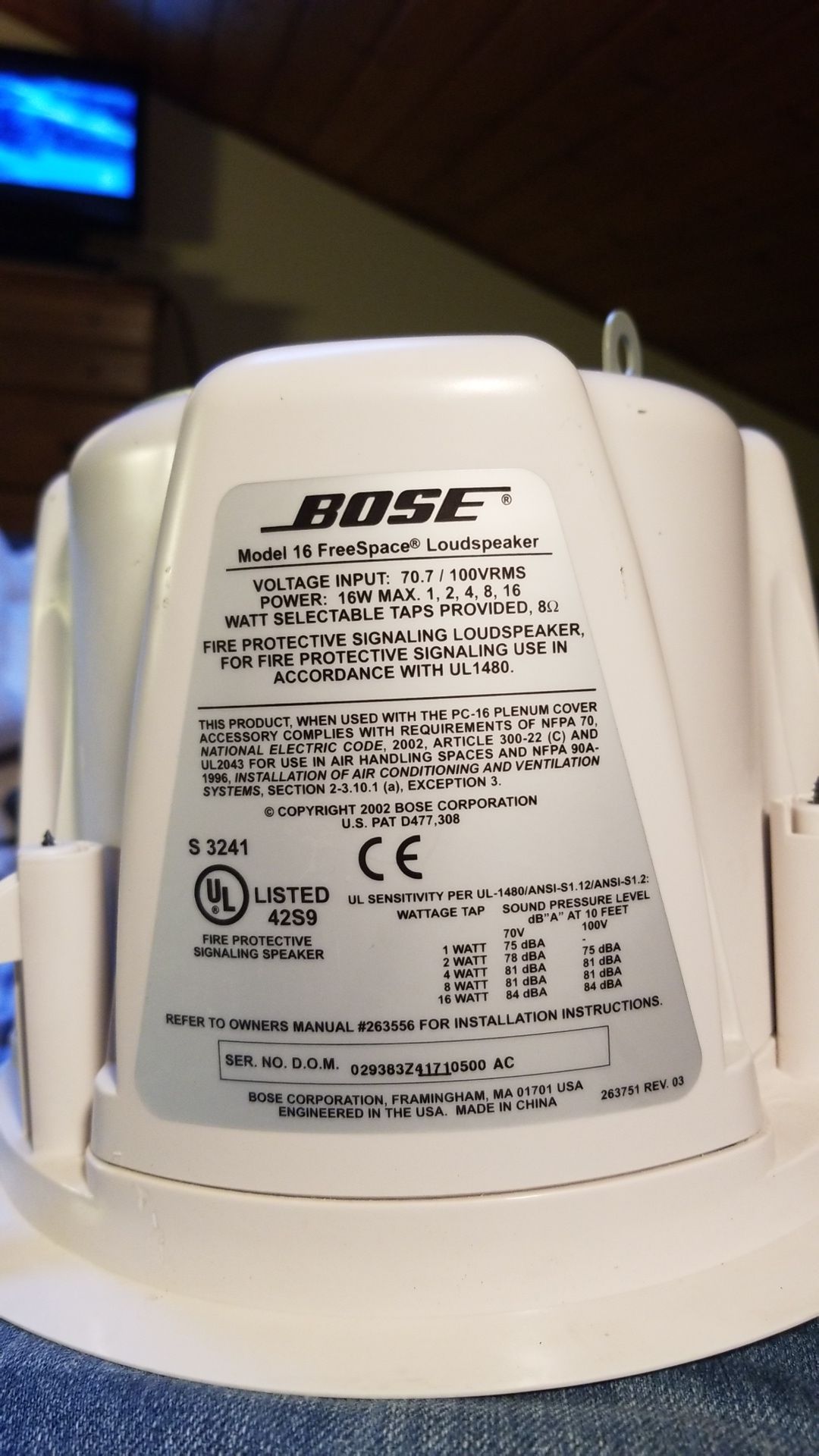 BOSE model 16 FreeSpace Loudspeaker for Sale in Vashon, WA - OfferUp