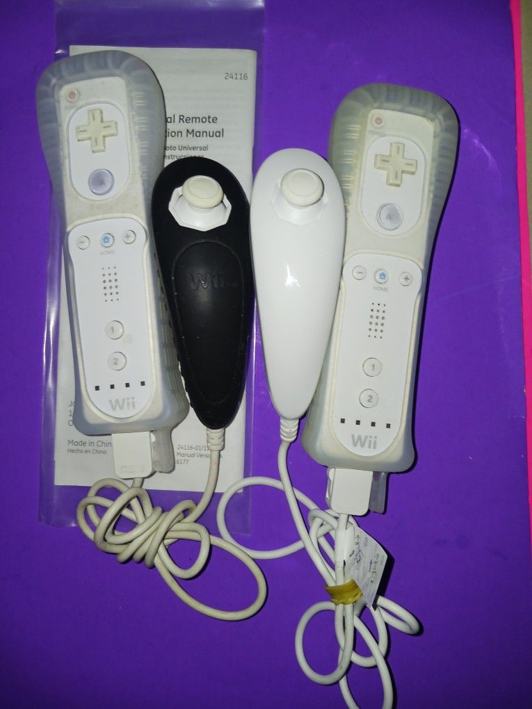 Nintendo Wii Controllers $30 A Set Or Two For $50 for Sale in Seattle ...
