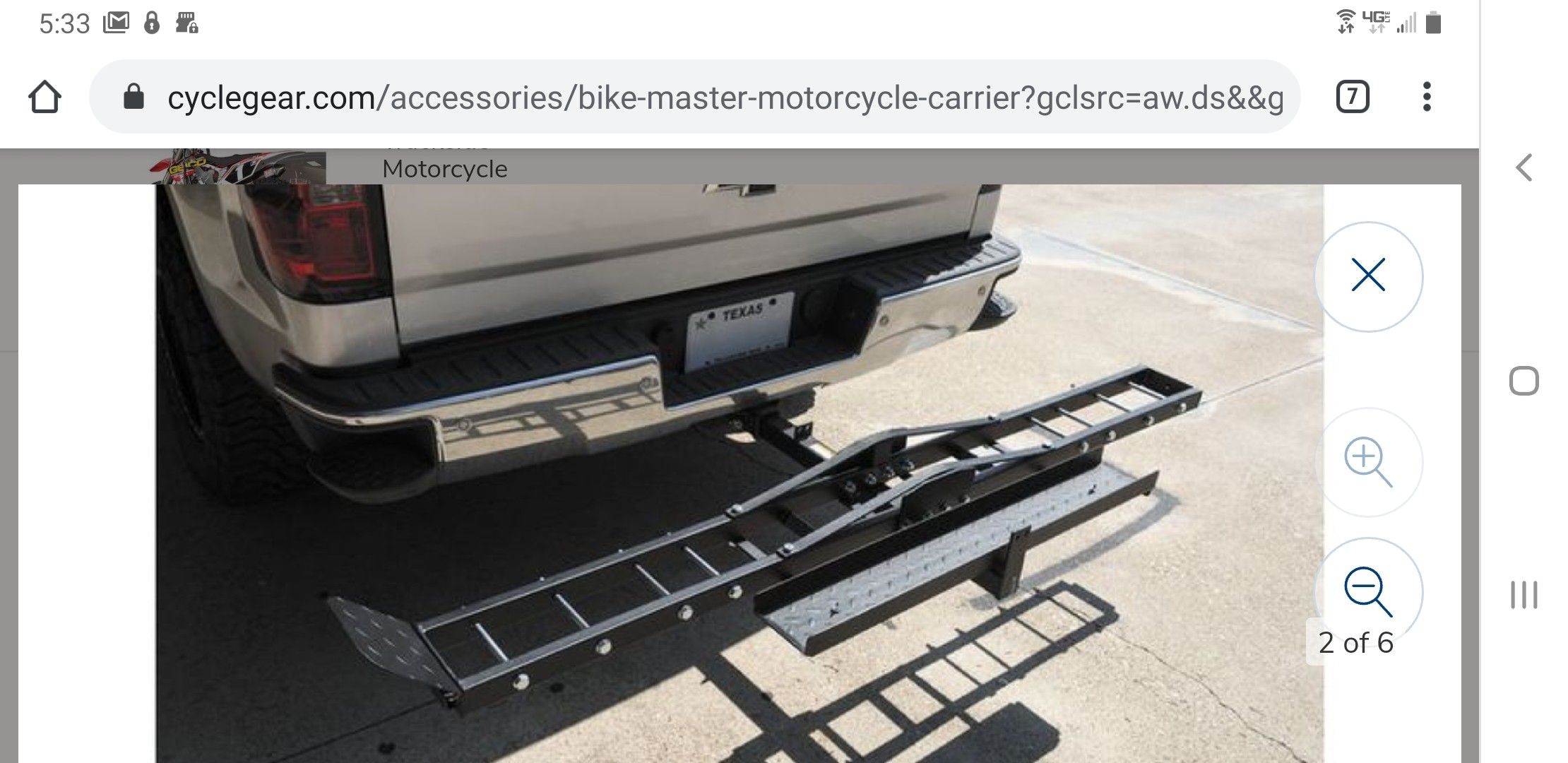 Bikemaster 500# motorcycle carrier for Sale in North Las Vegas, NV ...